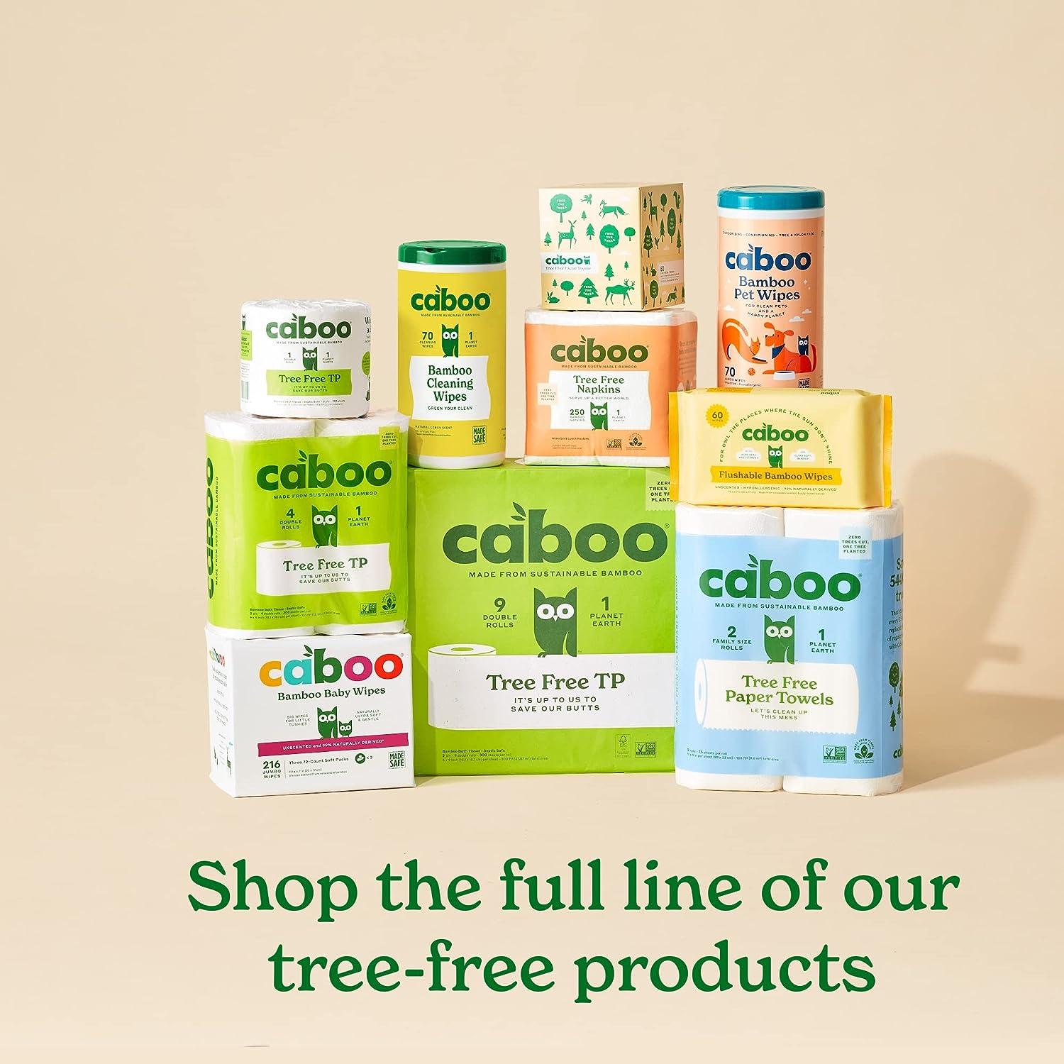 Caboo Tree Free Bamboo Facial Tissue Paper - Eco Friendly ...