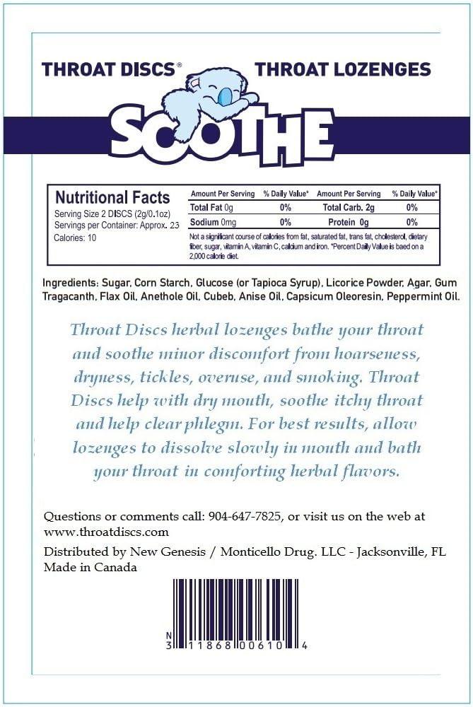 Throat Discs Original Formula Lozenges - 1.5oz Box (Pack of 3) | Buy ...