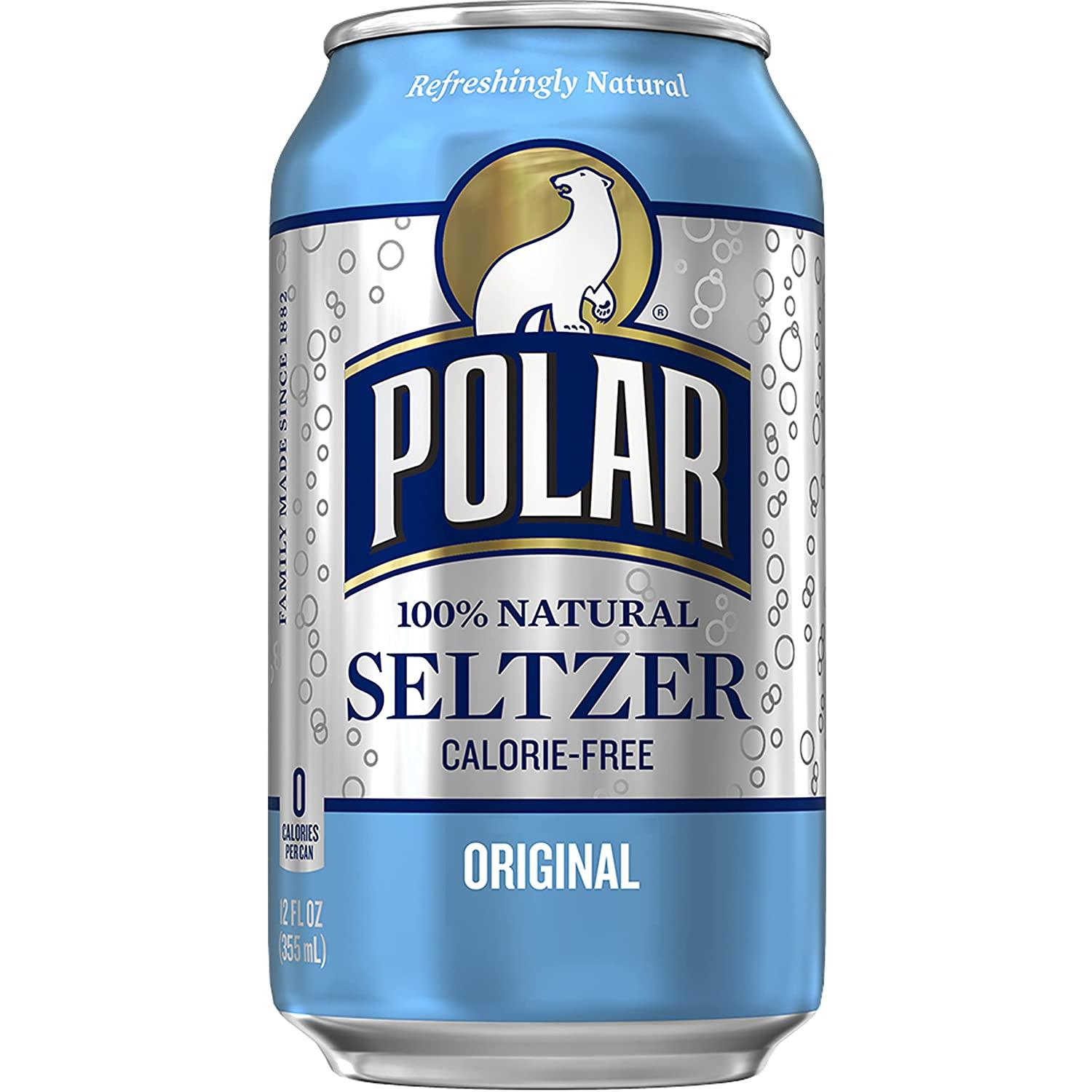 Polar Seltzer Water Original 12 fl oz Cans - 12 Pack | Refreshing ...