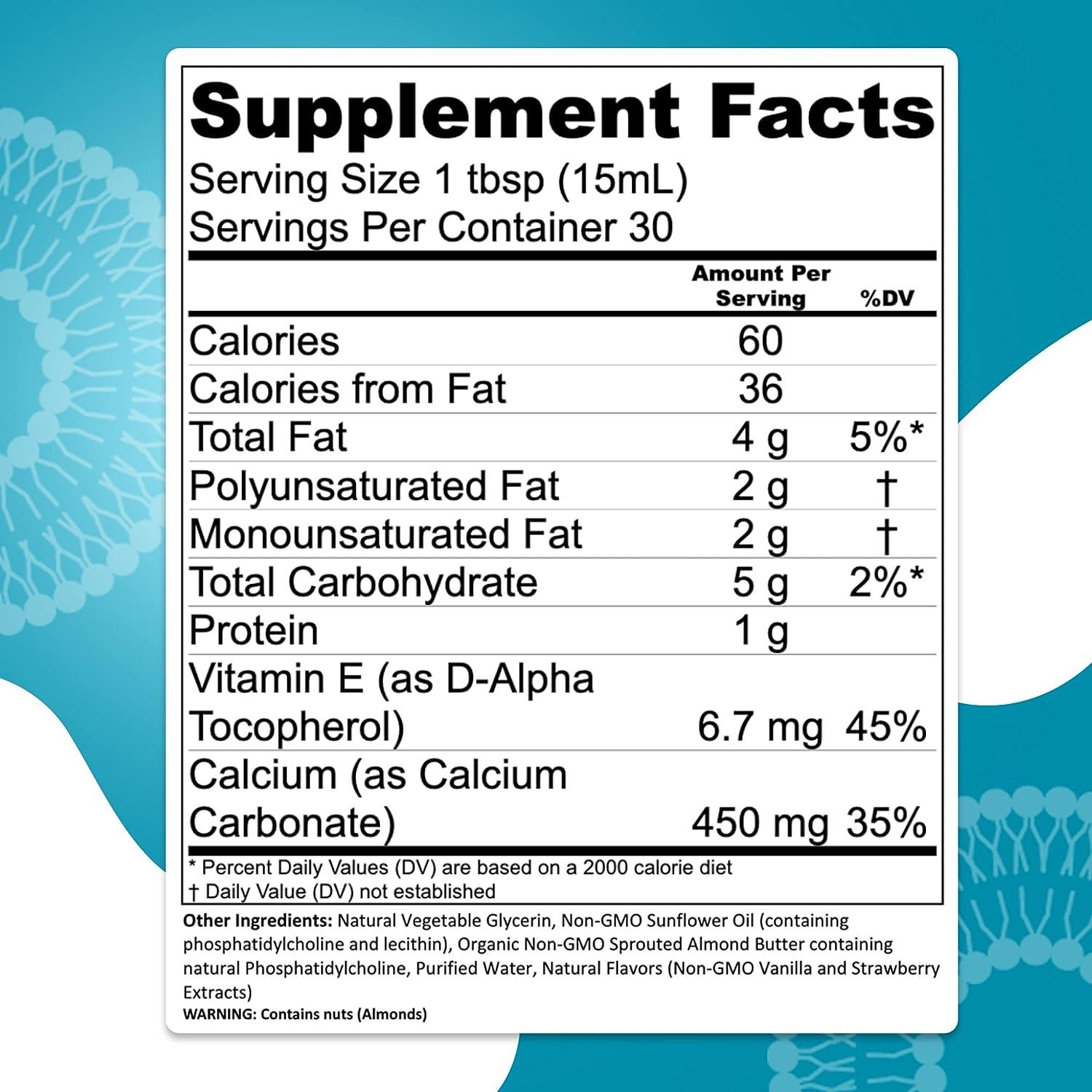 Liposomal Calcium Supplement - Enhanced Absorption for Stronger Bones ...