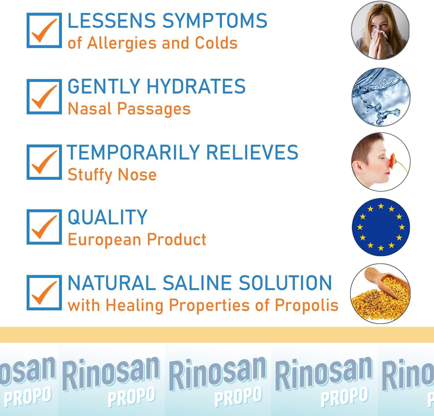 Apipharma Rinosan Propo Nasal Spray with Bee Propolis - Isotonic Solution