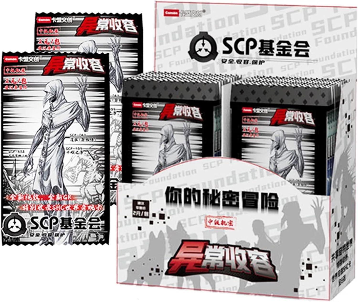 SCP Foundation White Pack Trading Cards Collection | Special ...