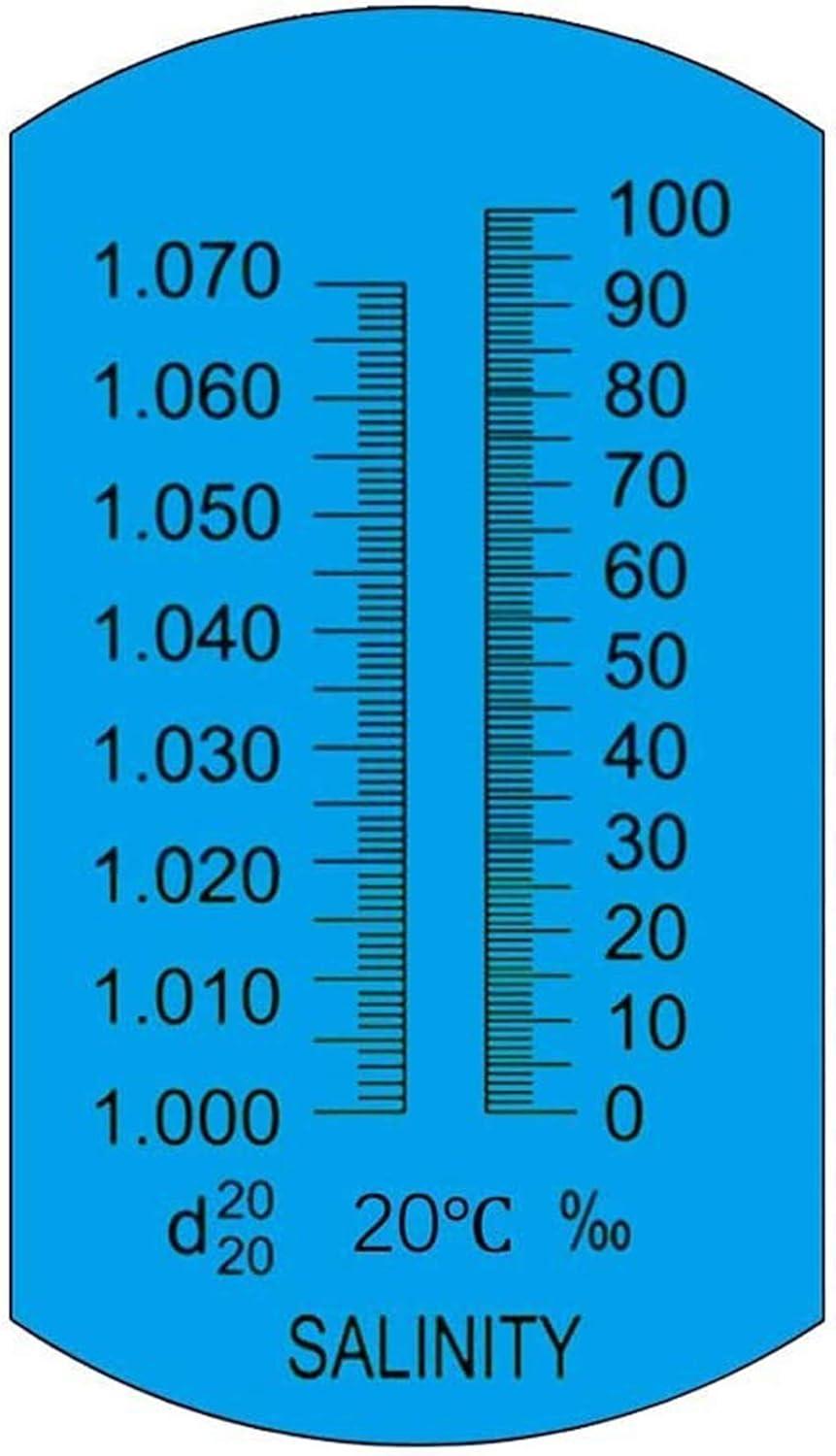 Refractometer with ATC - Precision Salt Density & Salinity Measurement ...