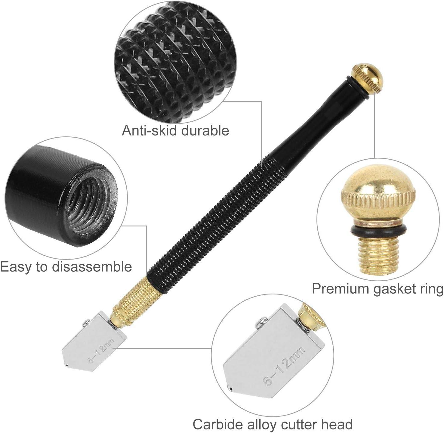 Glass Cutter Tool Set 2mm-20mm Mirror Cutting Tools Glass Cutter for ...