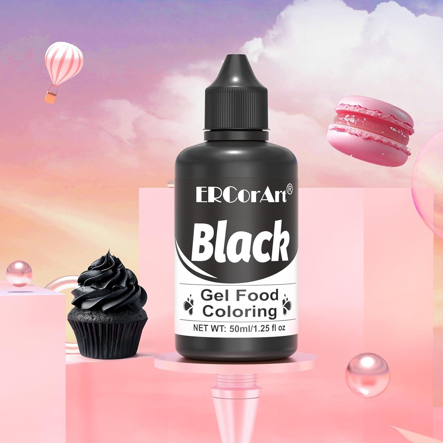Gel Food Colouring - 50ml Paste Food Coloring Vibrant Food Dye for ...