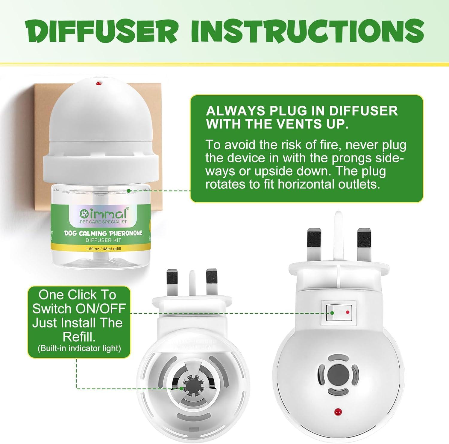 Dog Calming Pheromone Diffuser Kit Dog Pheromone Diffuser Effectively ...