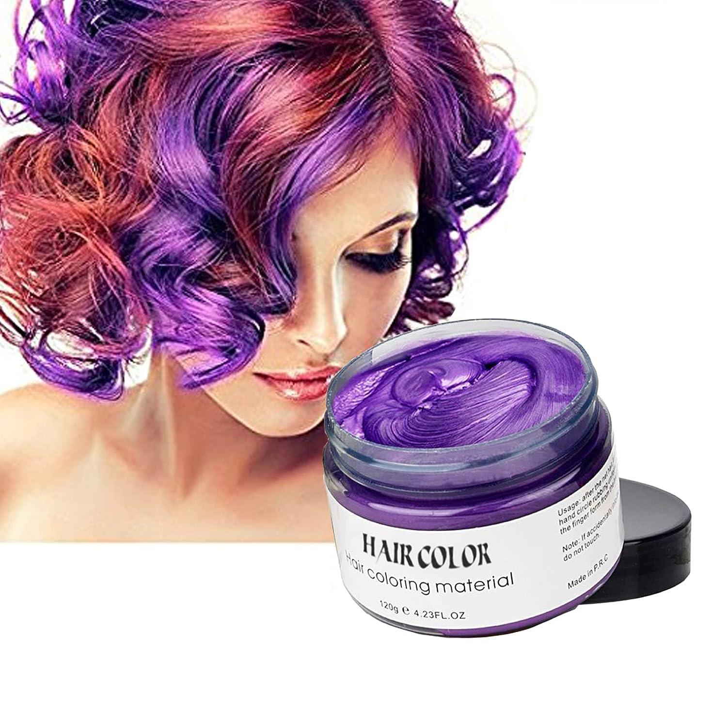 Acosexy Purple Temporary Hair Color Wax for Kids - Disposable Natural ...