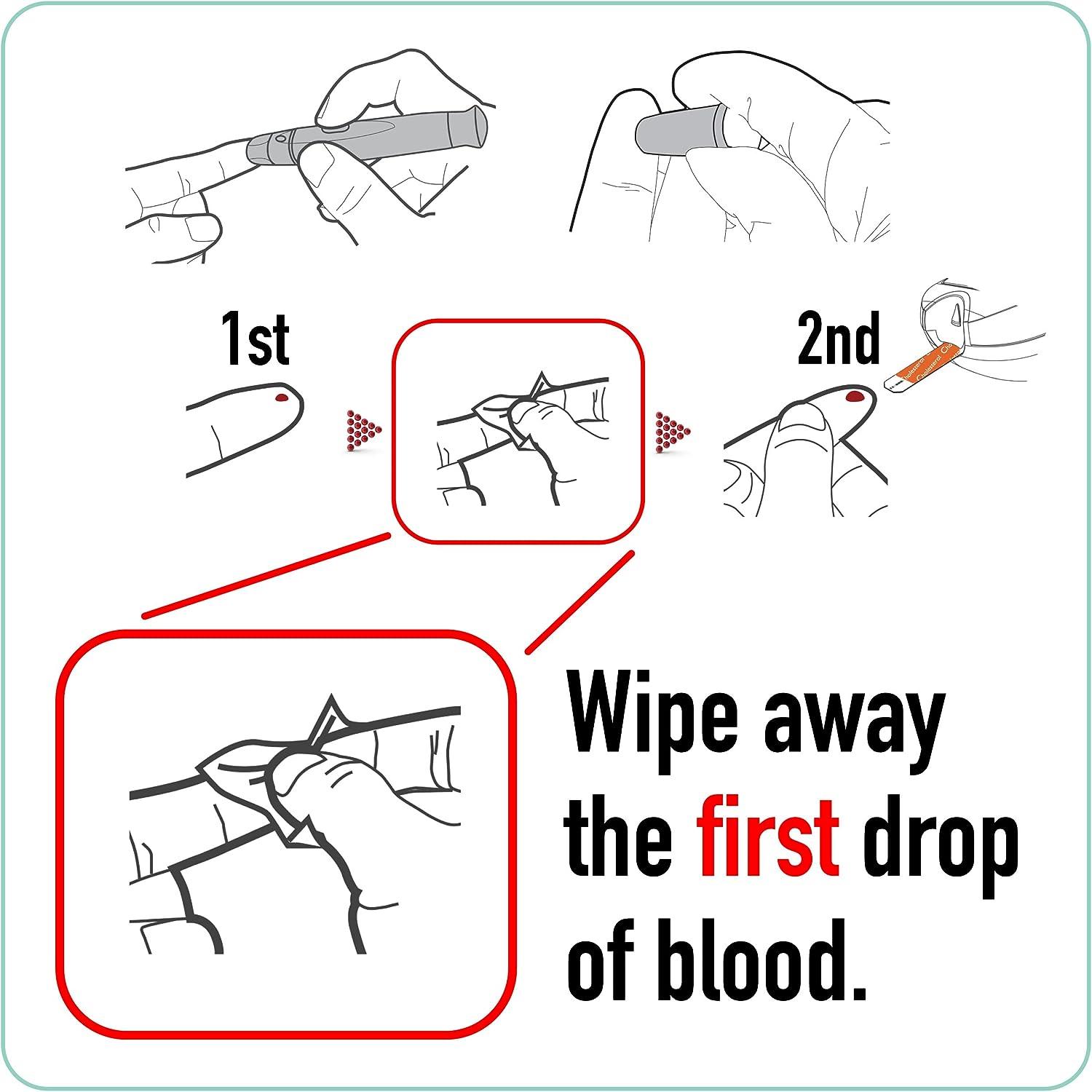 HeartsCare C1 Uric Acid Monitoring Strips - 10 Count Test Strips | Buy ...