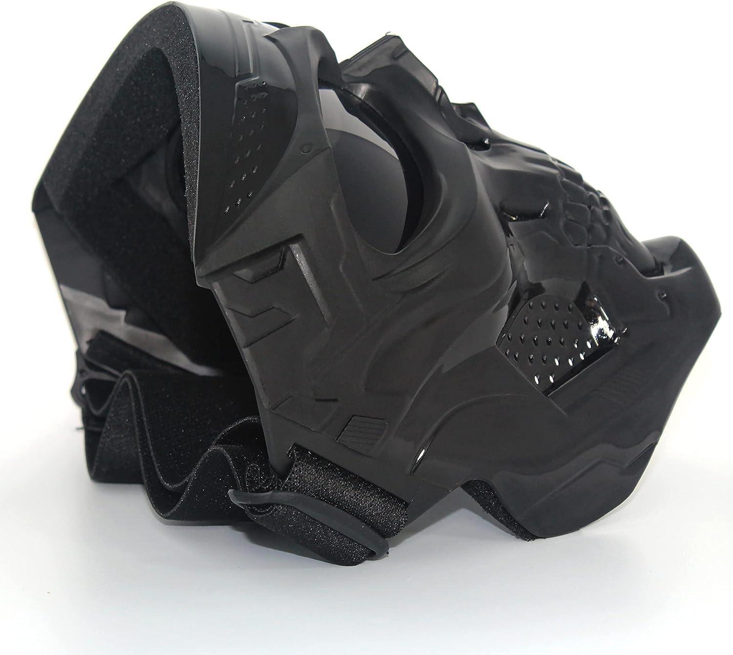 Full Face Tactical Skull Mask for CS Games & Cosplay - Black | Buy Now ...