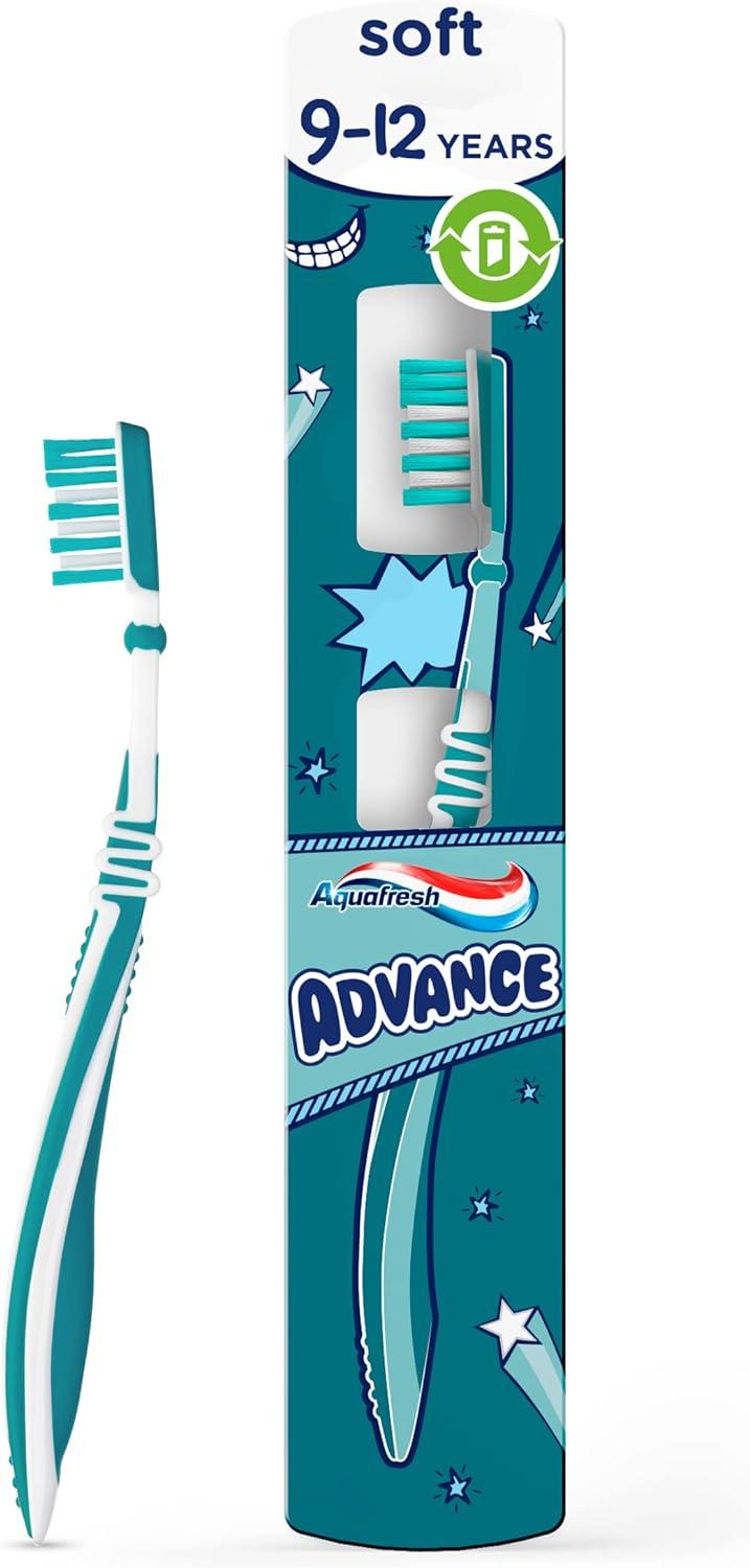 Aquafresh Kids Toothbrush Advance | Soft Bristles | Ages 9-12 | Buy Now ...