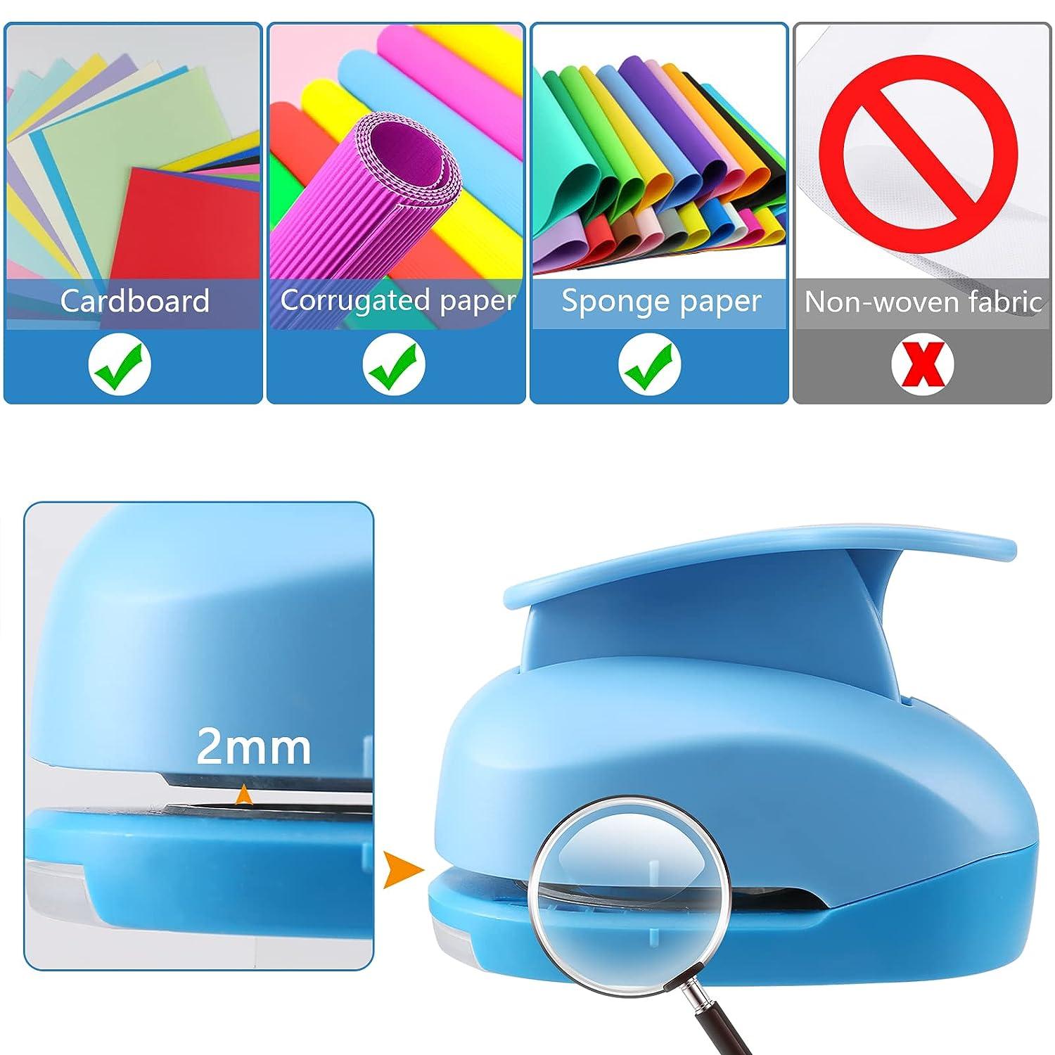 LOONENG 1 Inch Circle Punch - Circle Shape Lever Action Craft Punch for ...