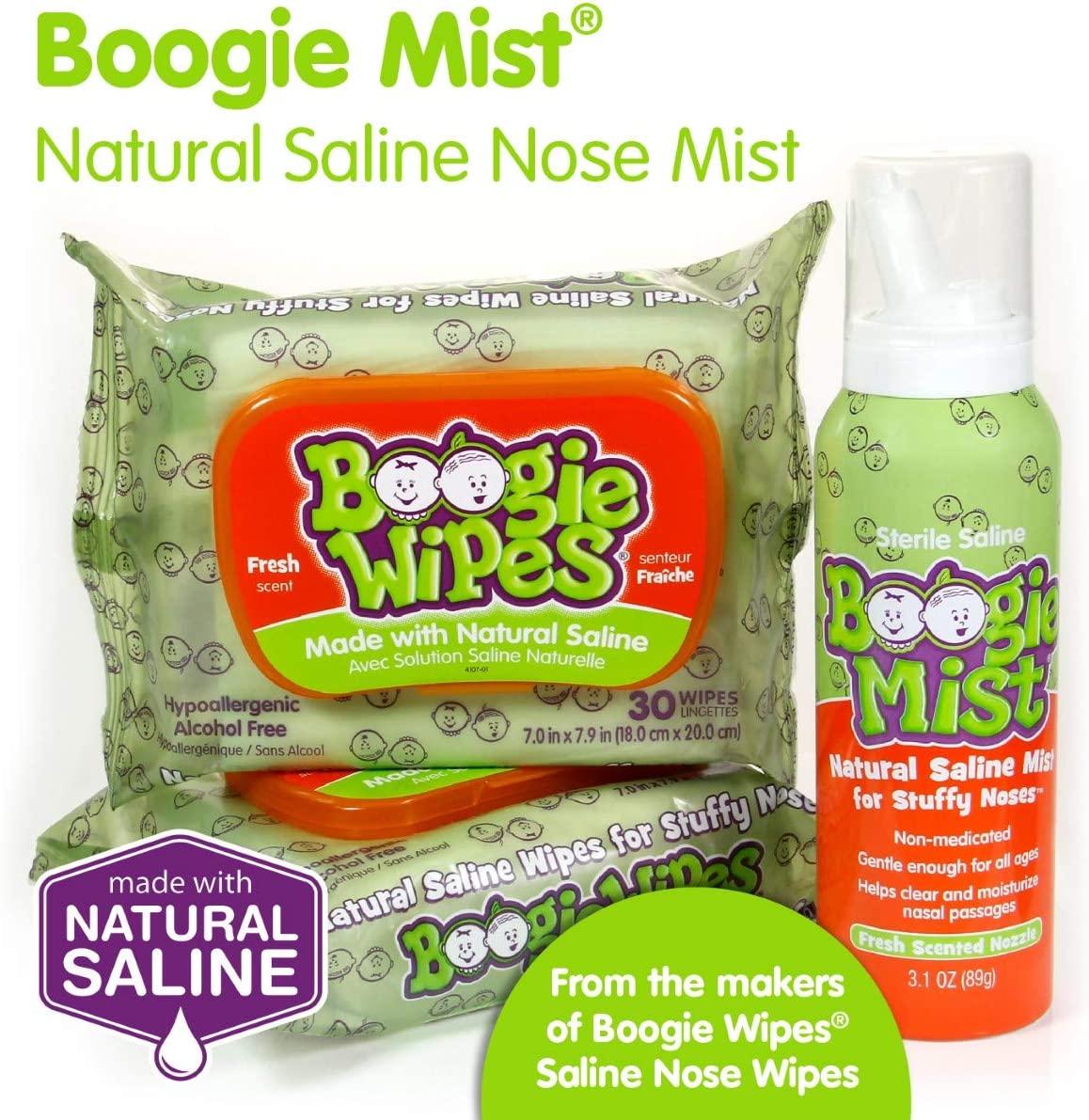 Boogie Mist Baby Saline Nasal Spray - Allergy Relief & Decongestant ...