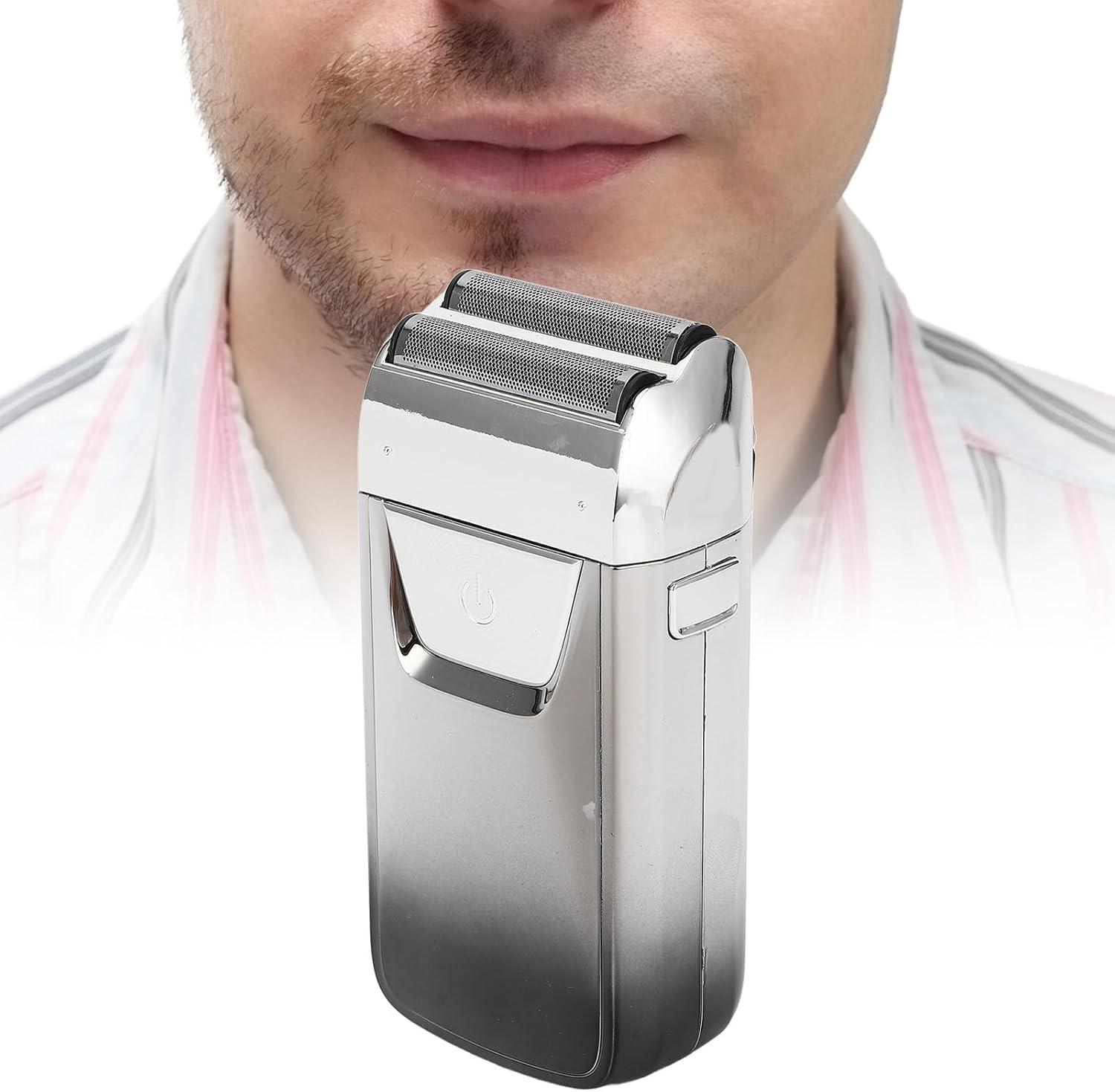Double Foil Beard Trimmer & Bald Head Shaver with LED Display - Men's ...