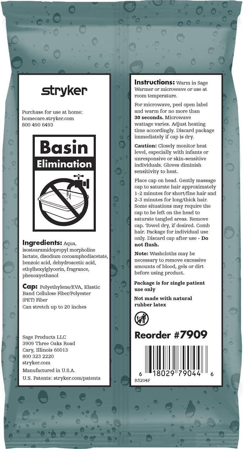 Comfort Medical Rinse-Free Shampoo + Conditioner in a Cap - Pack of 6 ...