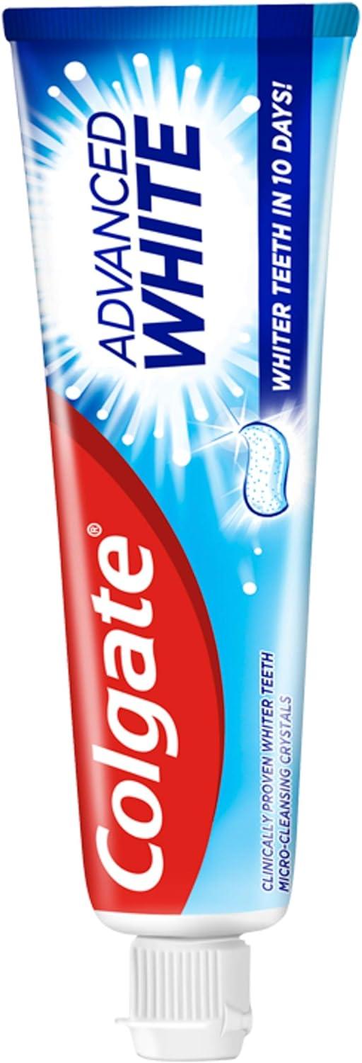 Colgate Advanced White Toothpaste 125ml - Dentist Approved Whitening ...