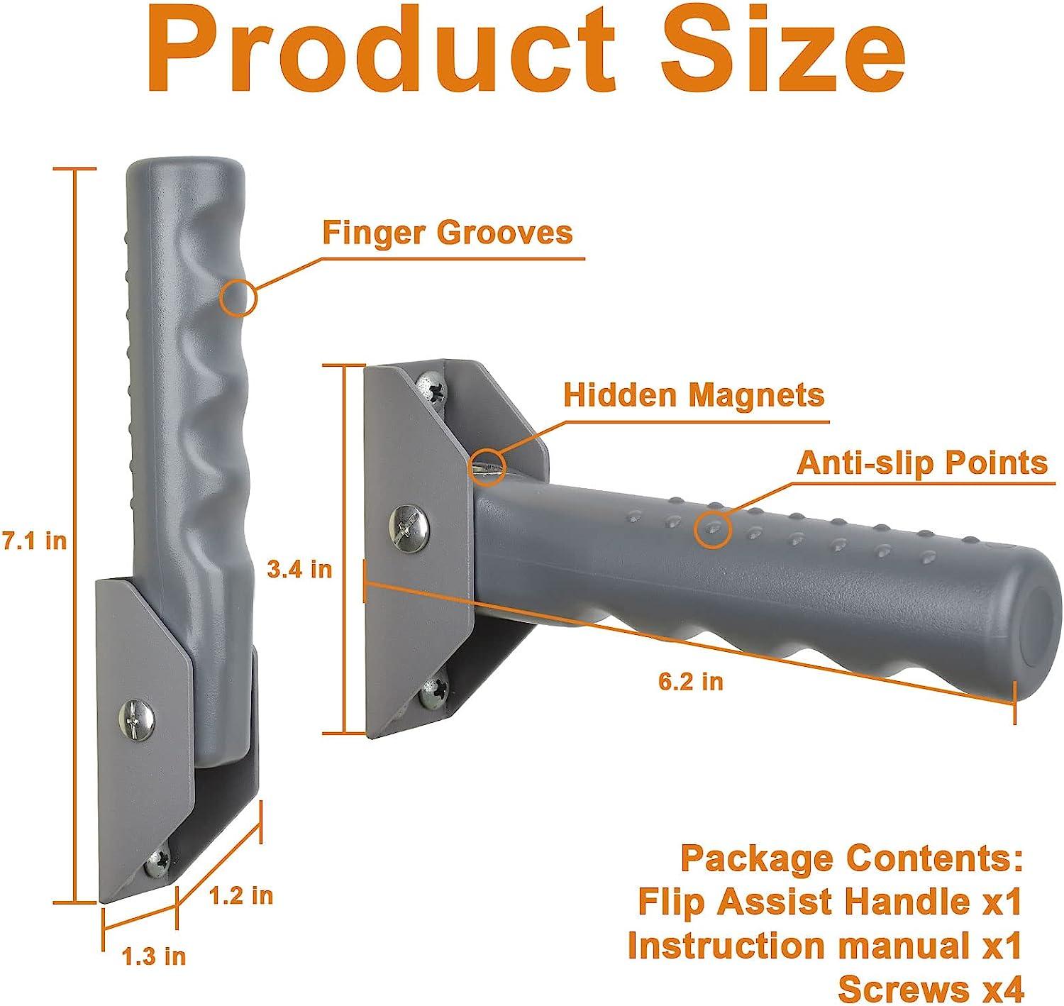 Healvaluefit Flip up Grab Bar for Elderly - Folding Doorway Assist ...