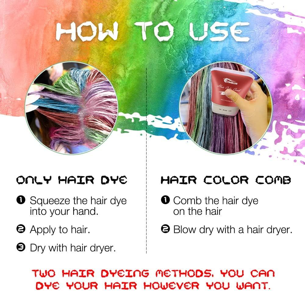 using food coloring to dye hair