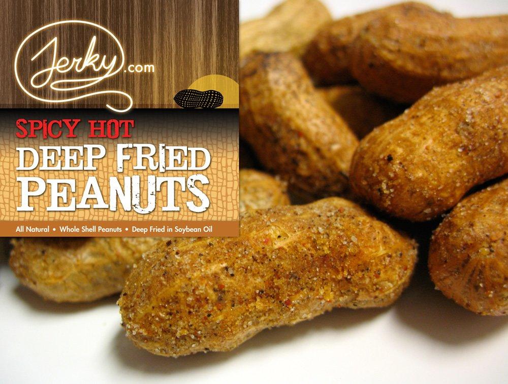 Jerky.com Whole Deep Fried Peanuts Sampler Bulk 3 Pack - Gourmet Flavors - Roasted Garlic ...