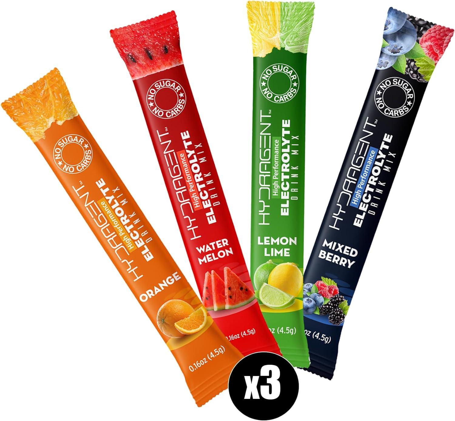 Zero Sugar Electrolyte Stick Packs | 1200mg Core Electrolytes for ...
