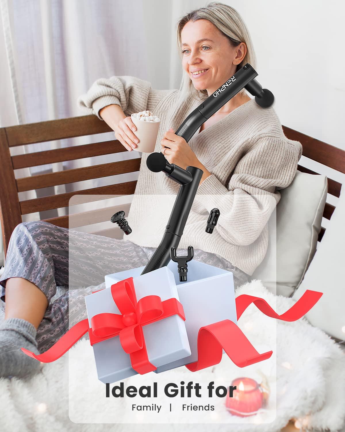 Renpho Extend Massage Gun - Powerful Handheld Deep Tissue Percussion ...