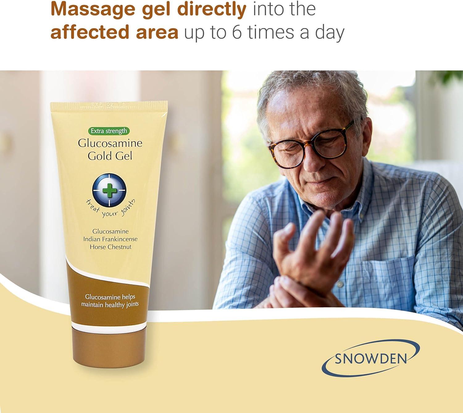 Snowden Glucosamine Gold Topical Joint Pain Relief Gel 200 ml - Pack of ...
