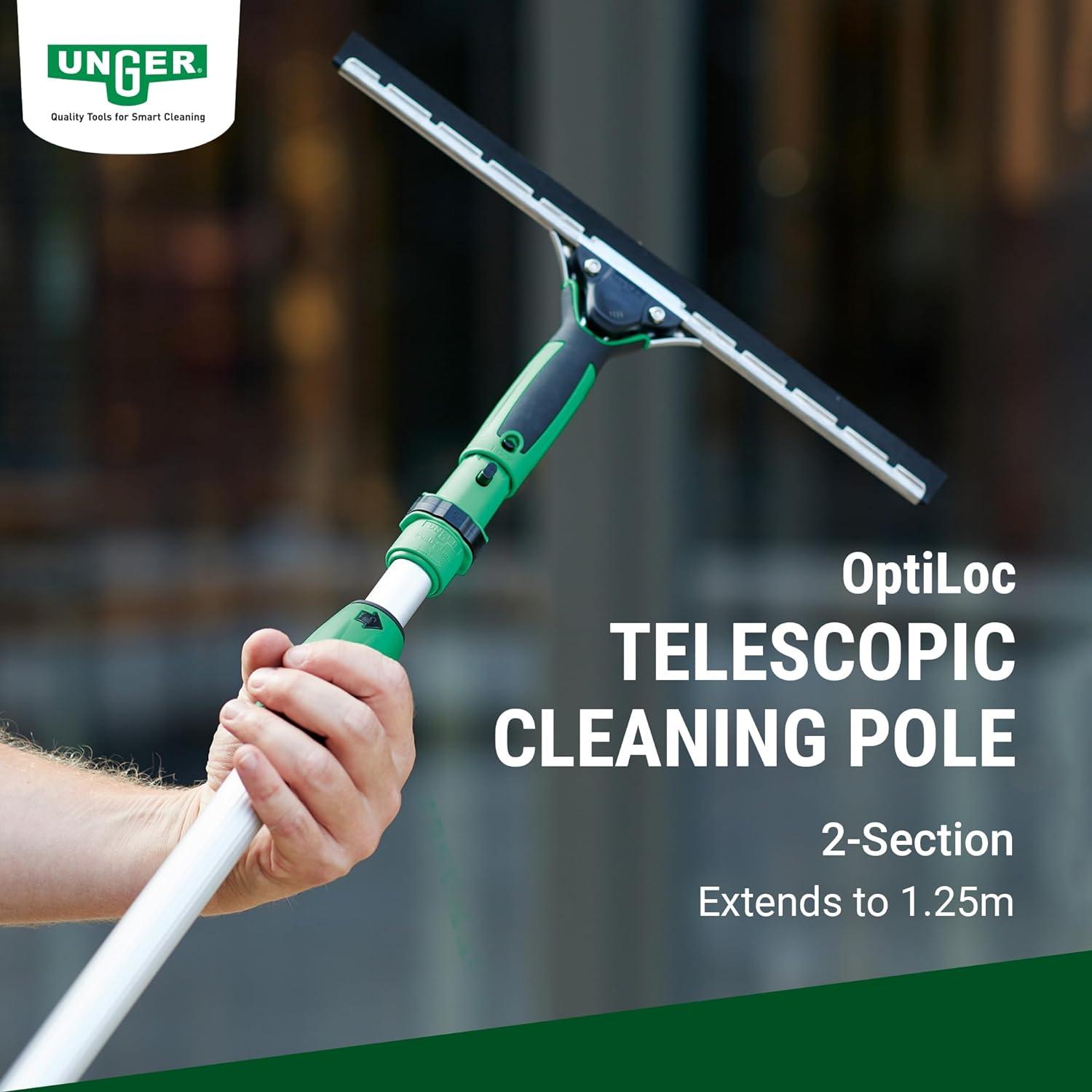 Unger EZ120UNGER OptiLoc Telescopic Window Cleaning Pole / Multi-Use ...