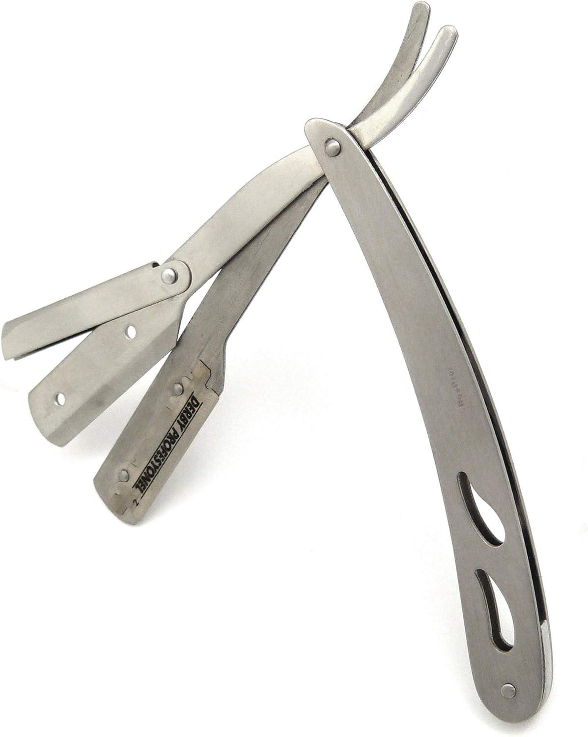 Compact Stainless Steel Razor with Interchangeable Blade | Premium ...