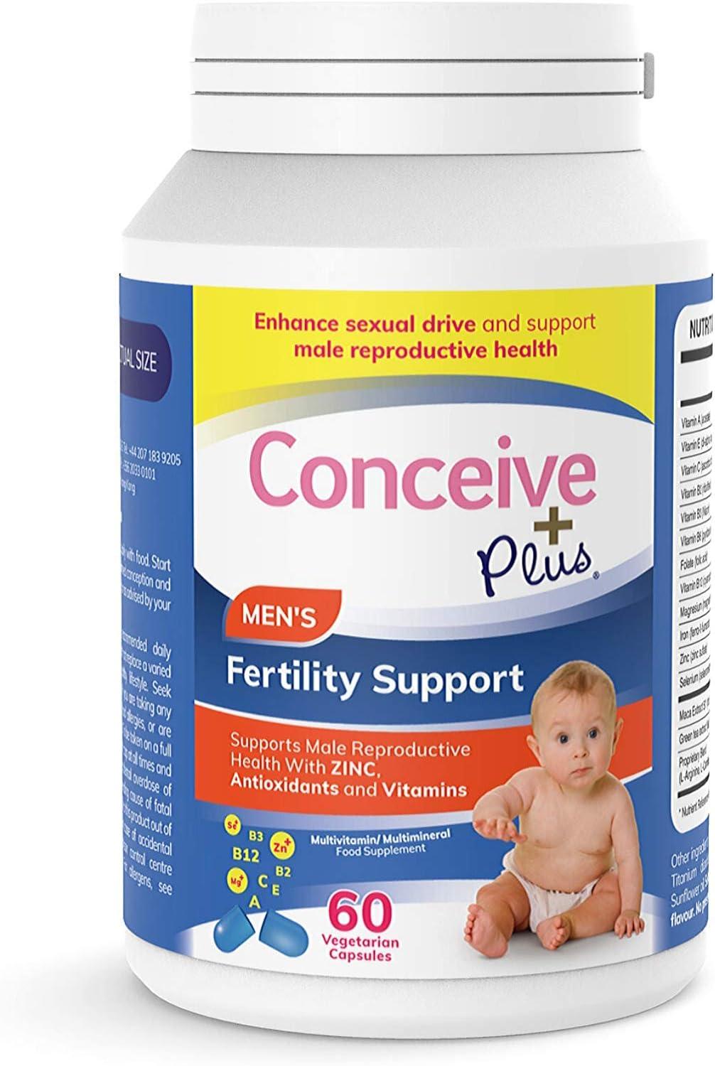 Conceive Plus Men's Fertility Support - 60 Capsules, 30 Day Supply