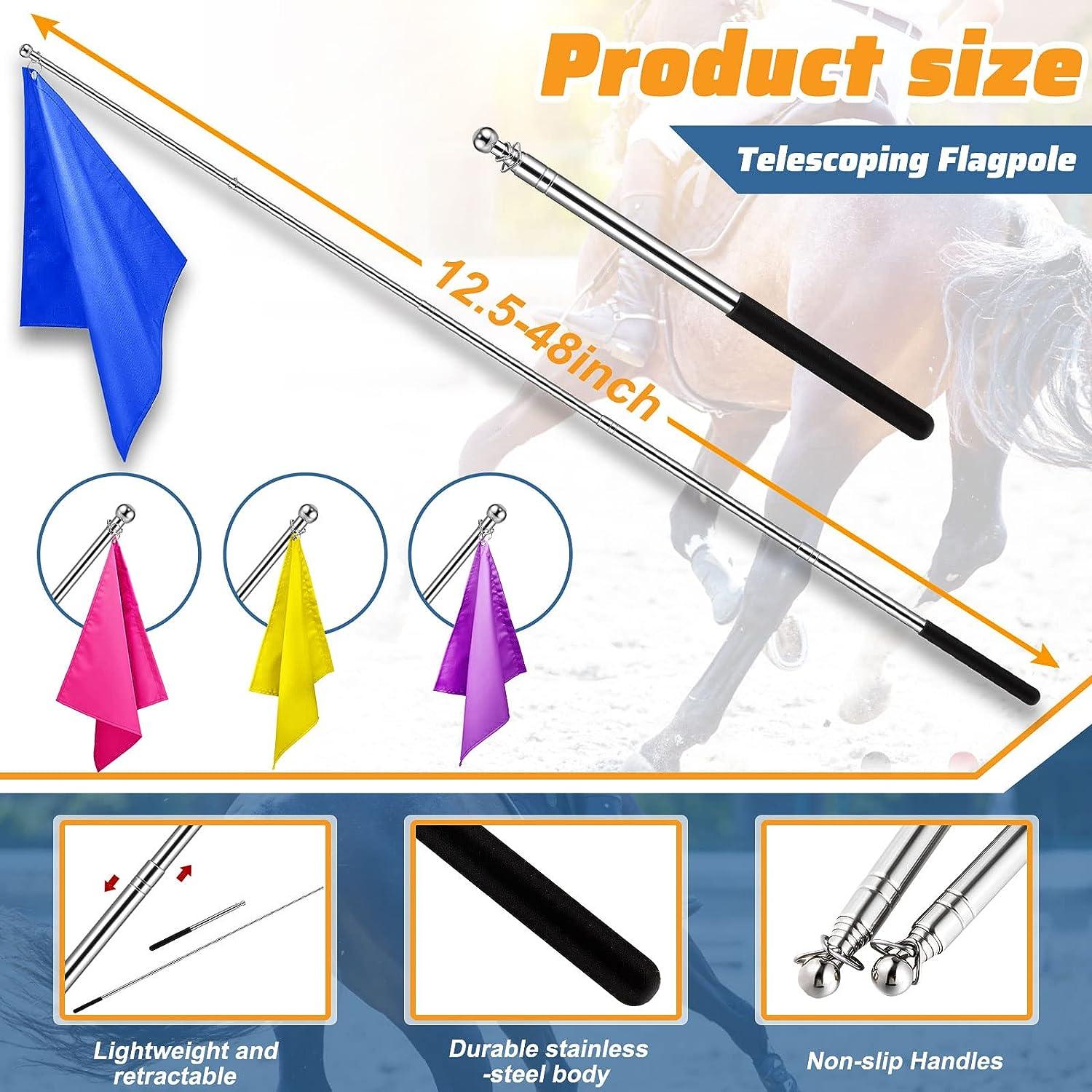 Equestrian Training Flag 4 Pieces Equestrian Training Equipment ...