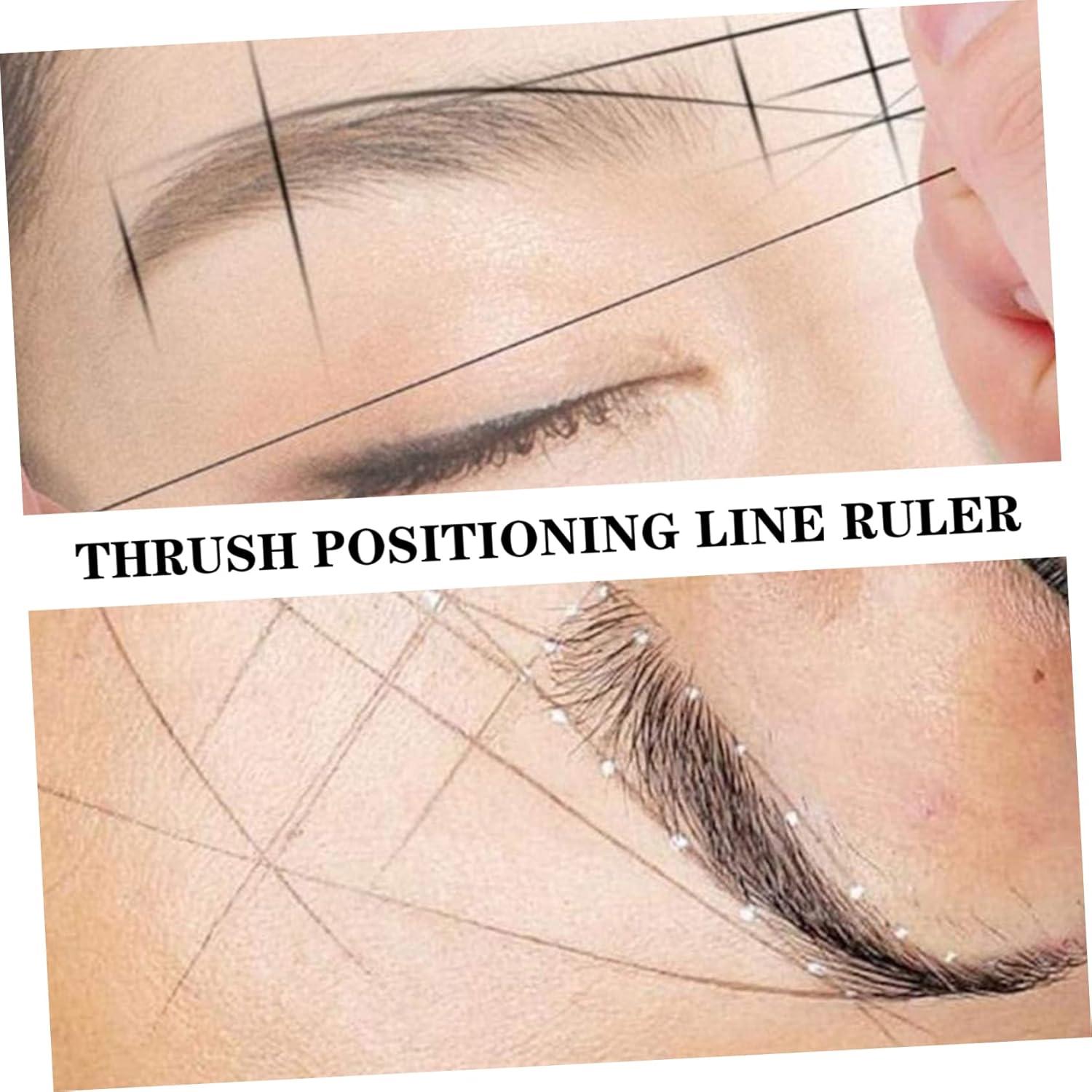 FOMIYES 3pcs String Ink Line Box Ink Line Ruler Vial Brow Mapping Tool ...