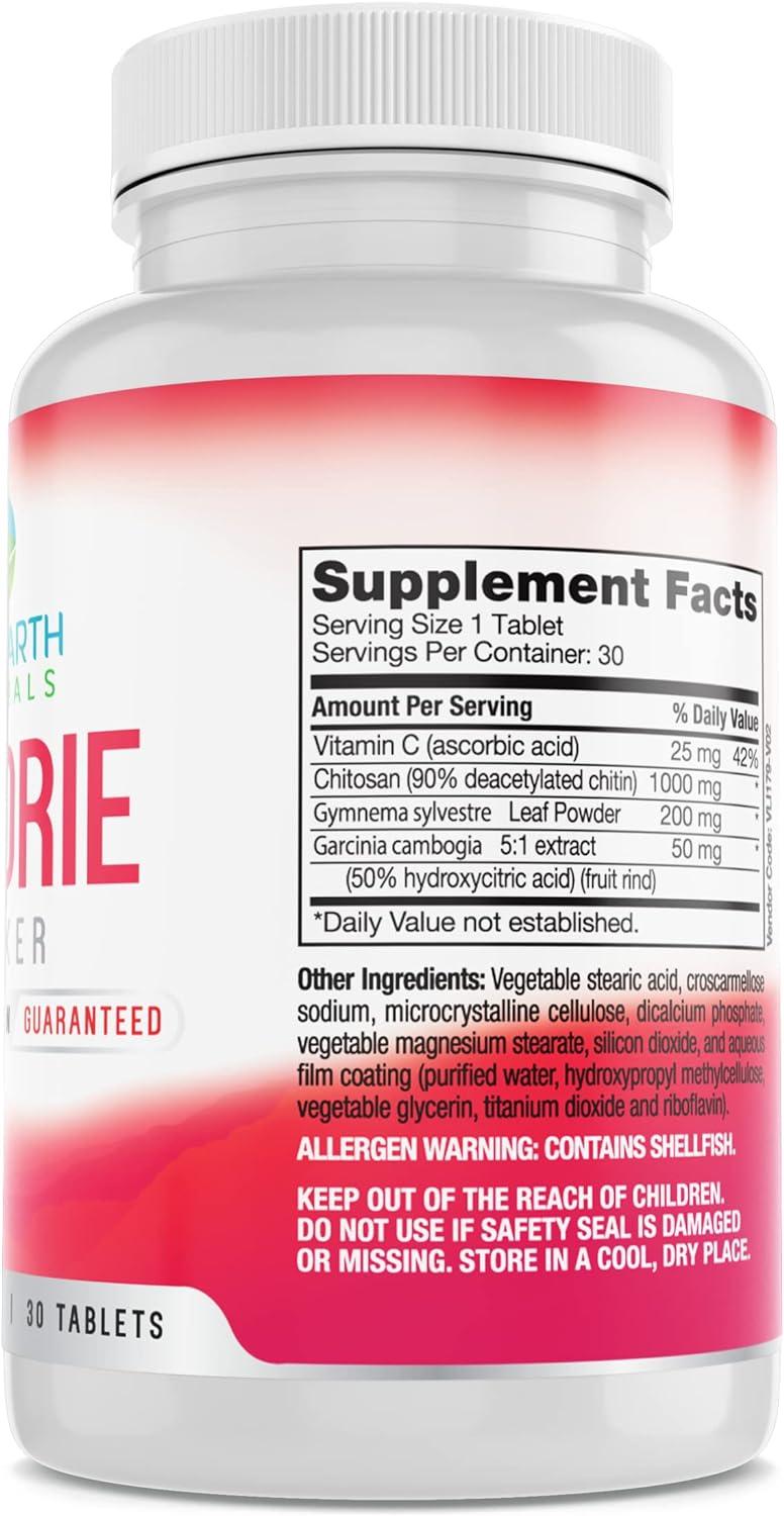 Earth Naturals Calorie Blocker with Chitosan, Gymnema Sylvestre ...