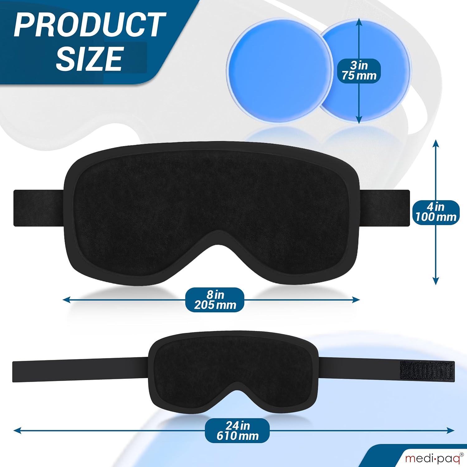 Medipaq Deluxe Magnetic Gel Eye Mask - Hot or Cold Relief for Swelling ...