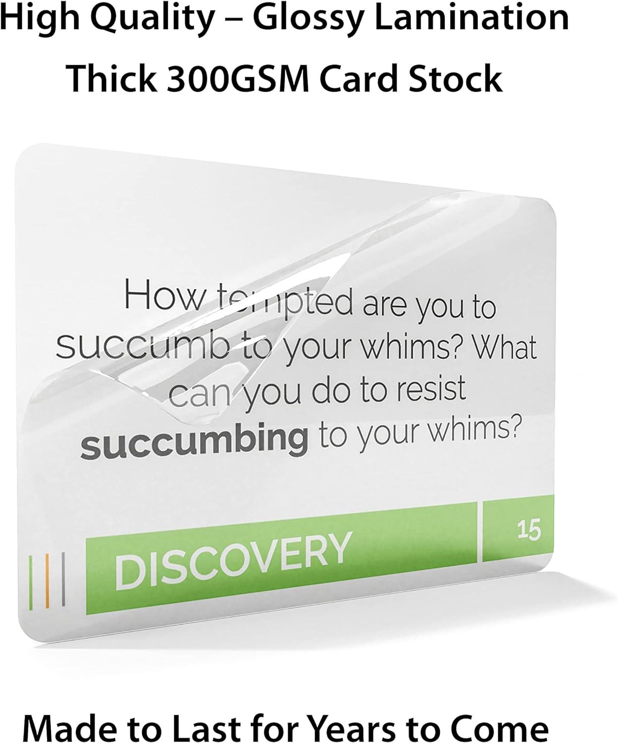 Expanded Addiction Recovery Questions Therapy Game - 130 Cards for ...