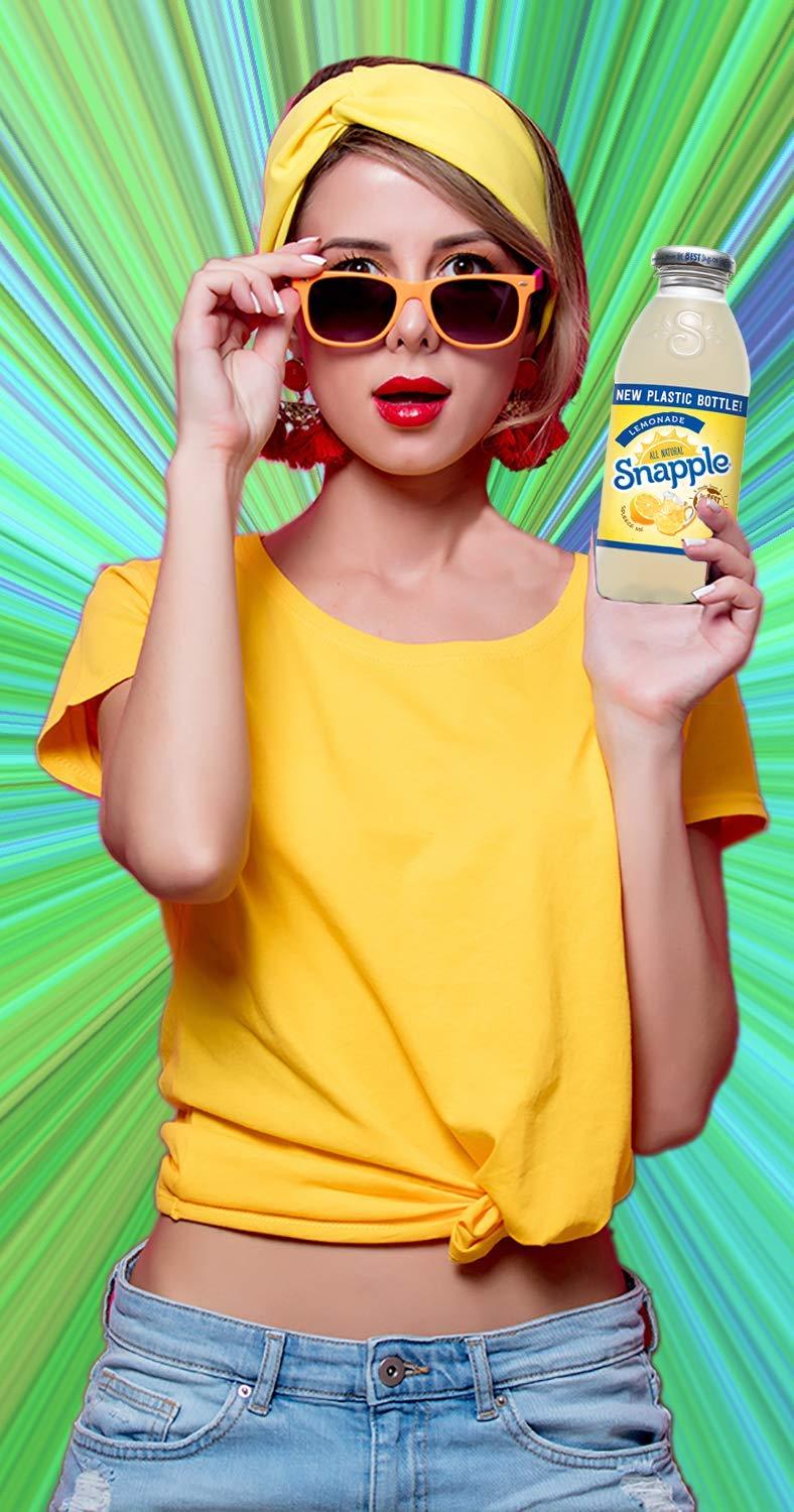 Snapple Lemonade 16 Fl Oz (Pack of 8) - All Natural Refreshing Drink ...