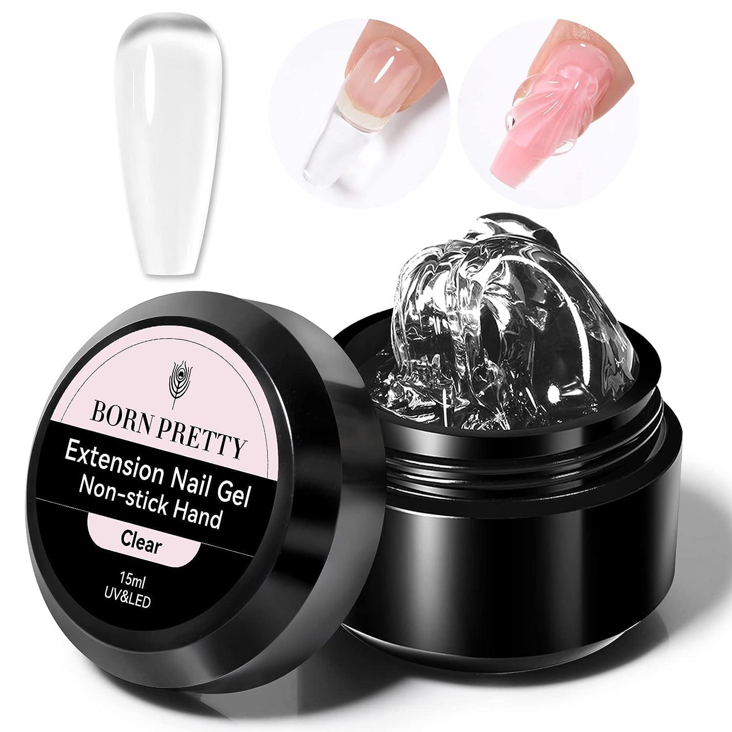 Non Stick Clear Nail Gel for Hand Extension by BORN PRETTY | Buy Now ...