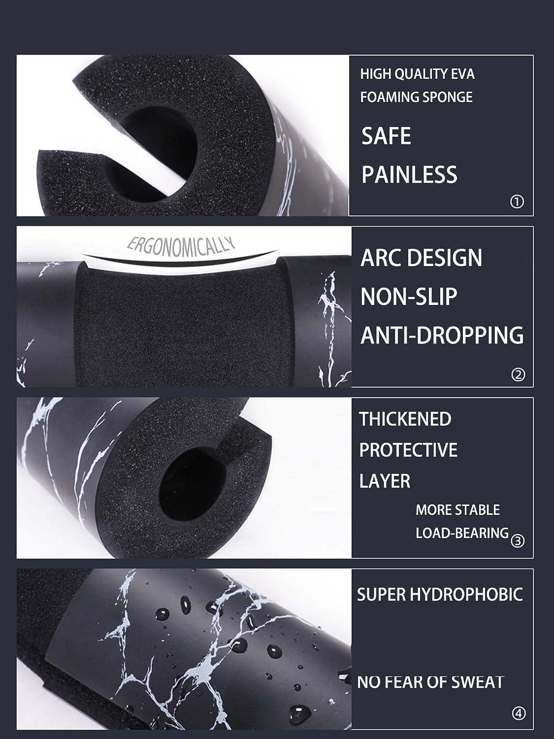 STRBEE MLX Barbell Pad - High Density Sponge for Squat, Lunge, Hip ...