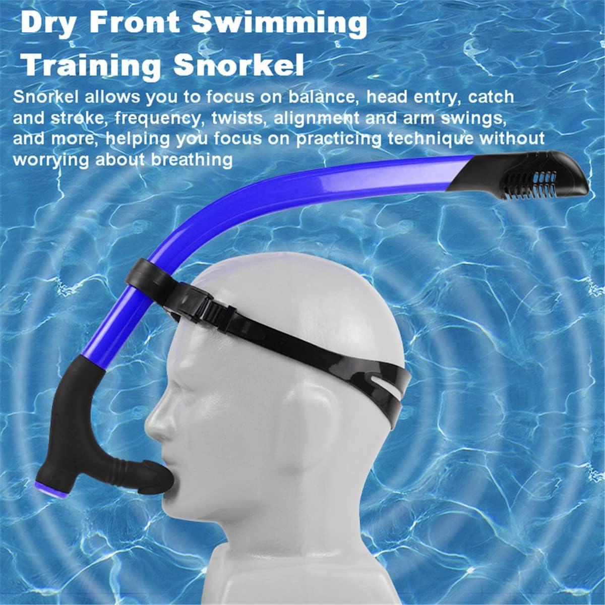 SACBOLA Dry Snorkel for Advanced Swim Training - Blue | Perfect for ...
