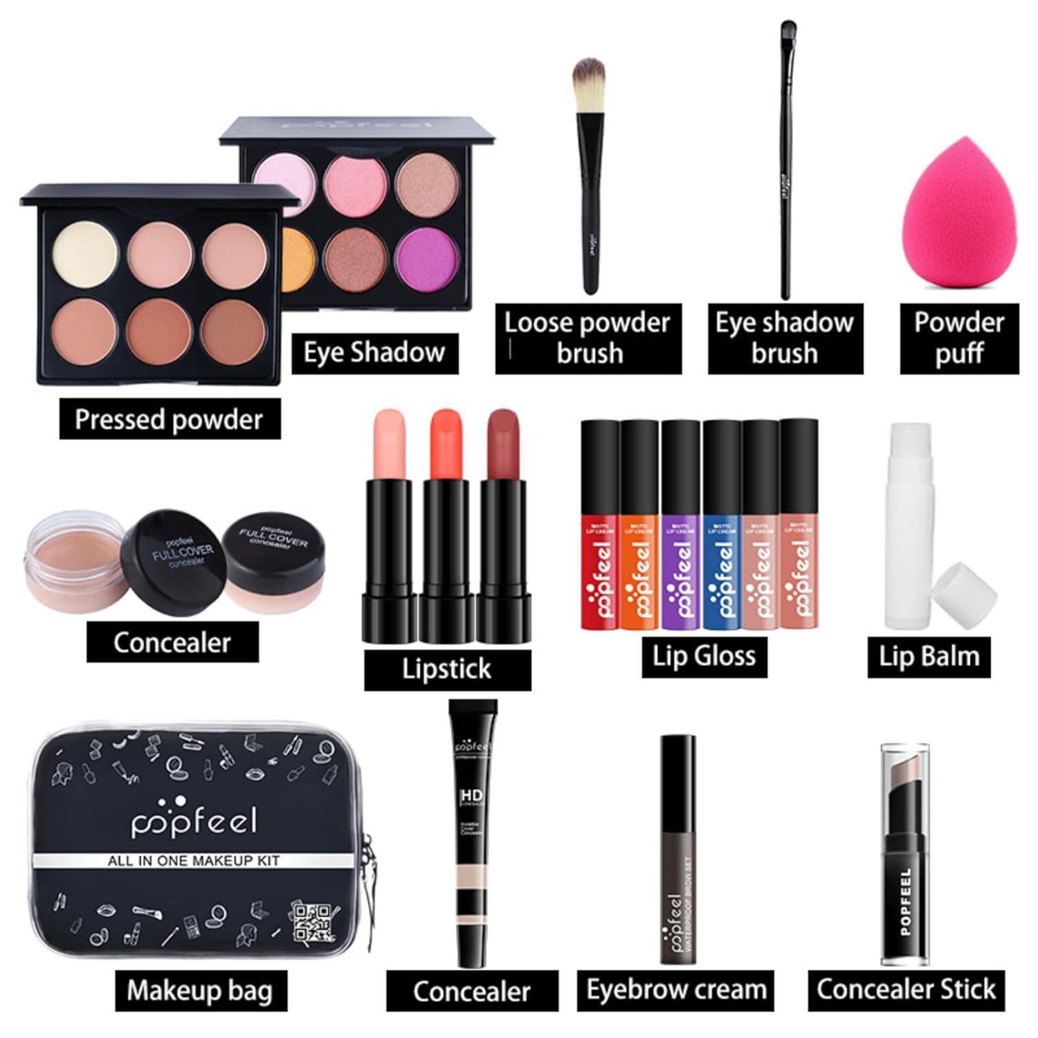 FantasyDay 9-Piece Luxury Makeup Kit - Multifun Cosmetics Set for ...