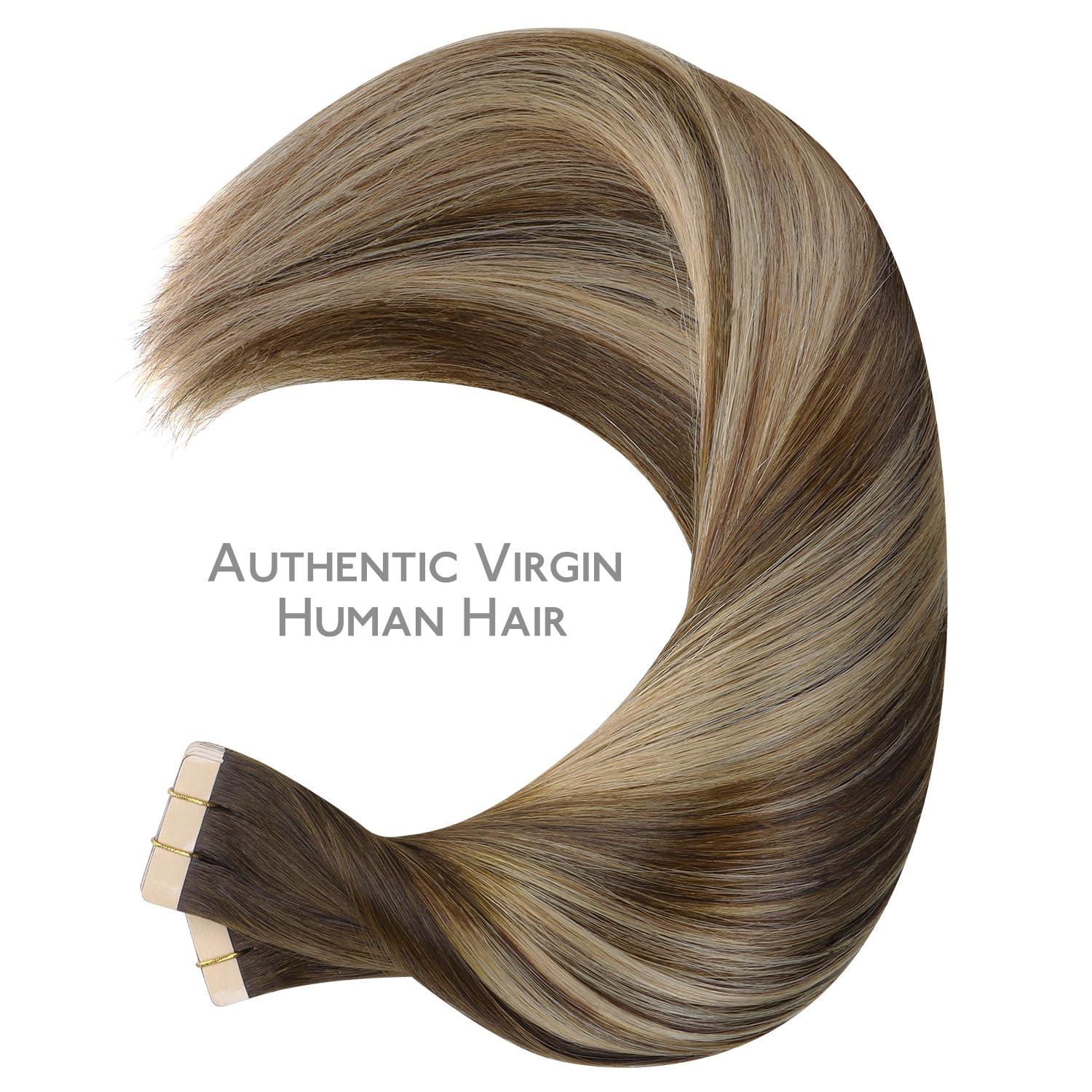 Salife Real Hair Extensions - 40PCs 80g 30cm Balayage Chocolate Brown ...
