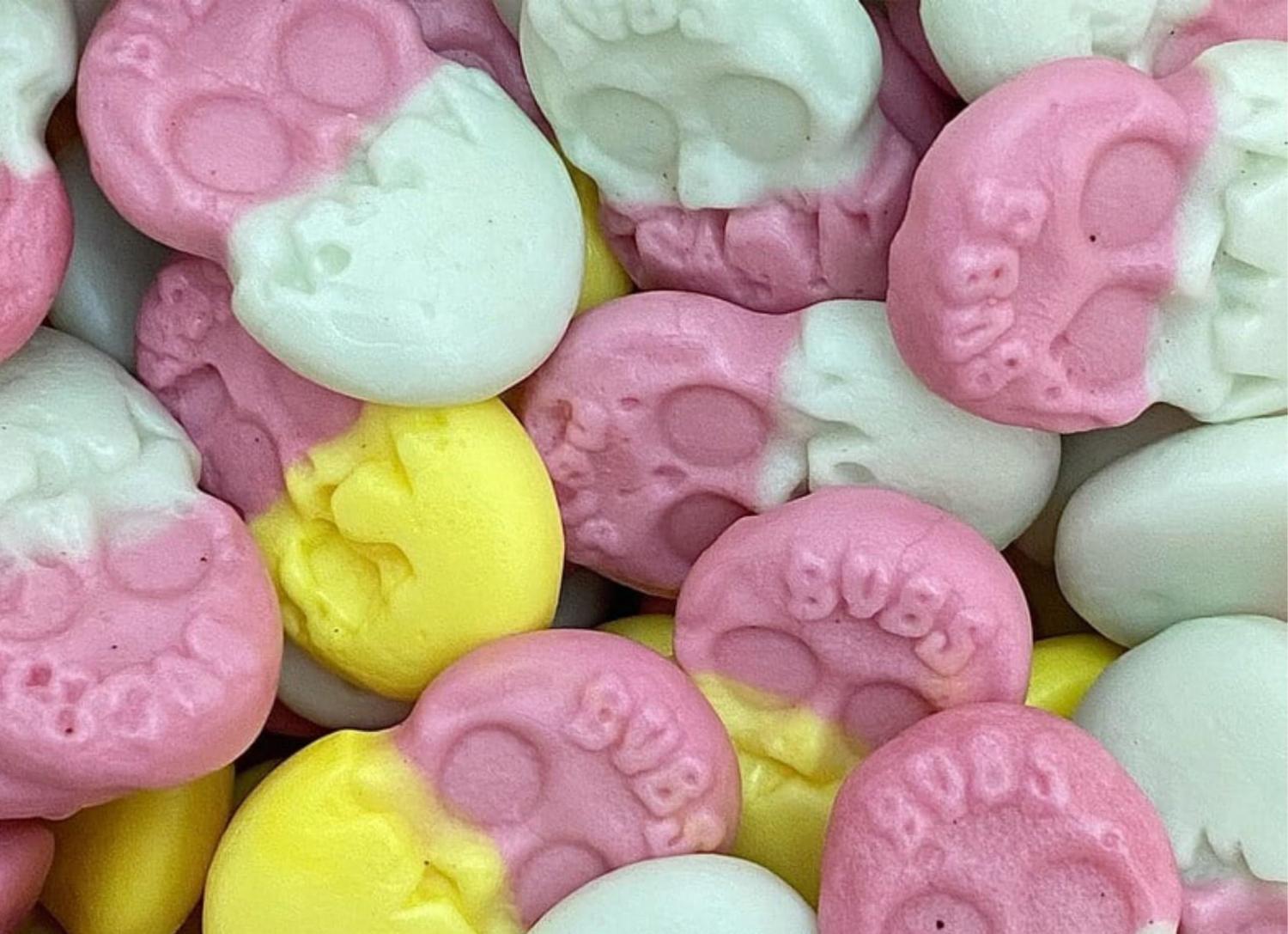 1kg BUBS Egg Skulls Foam Sweets Candy Pick & Mix Sweets Selection ...