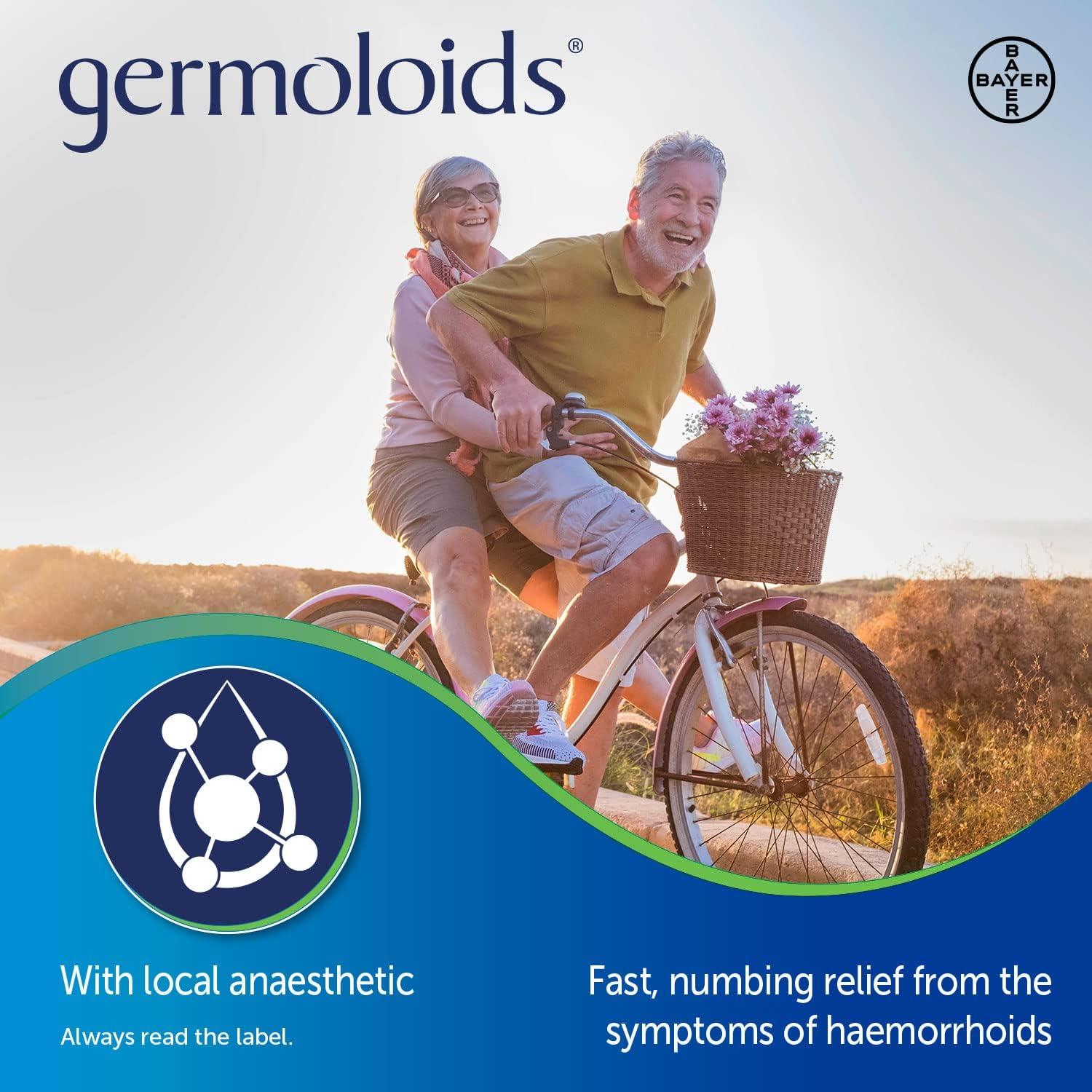 GERMOLOIDS Suppositories - 24 Pack for Hemorrhoid Relief | Buy Now with ...