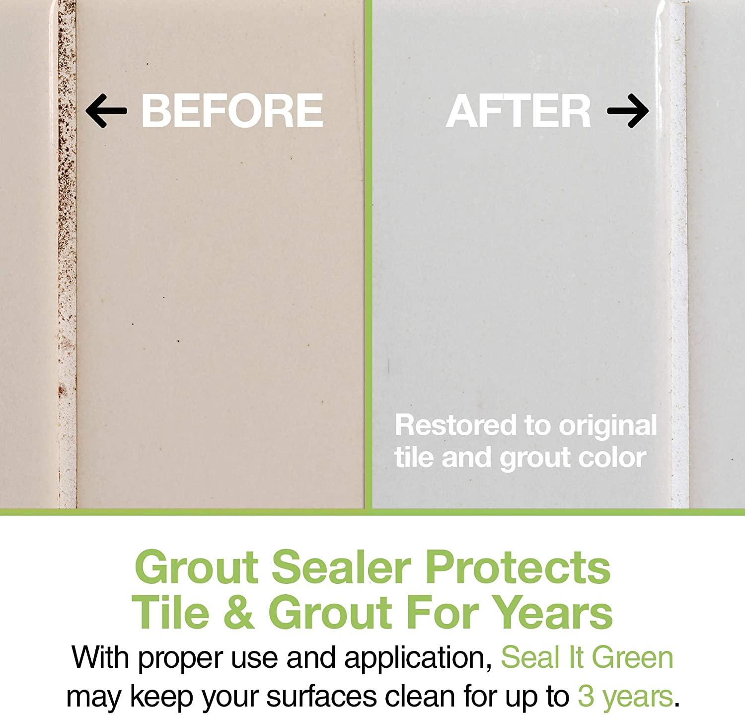 Natural Grout Cleaning Gel - Non-Toxic, Bleach-Free, Plant Based ...