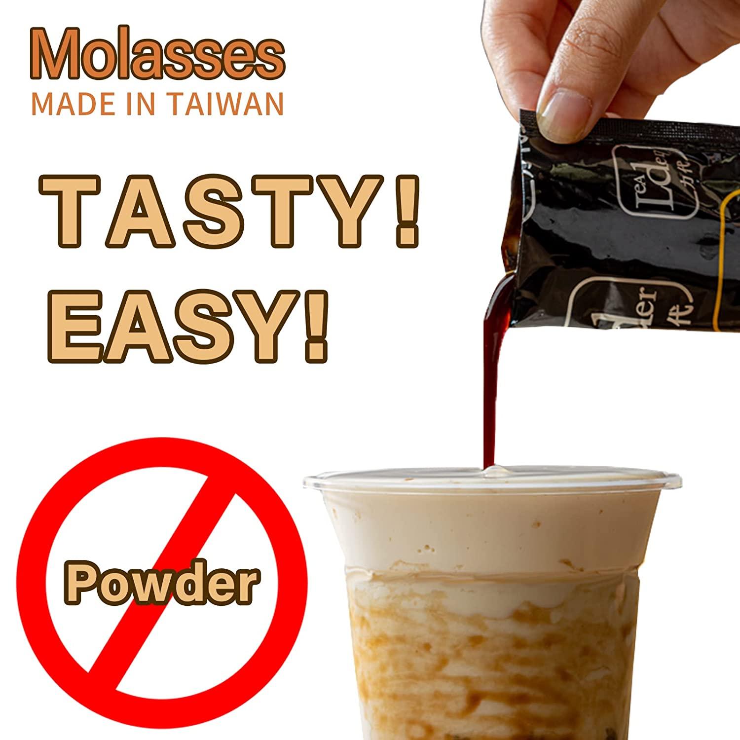 EASY BUBBLE TEA Classic Flavor Kit - Authentic Instant Boba Milk Tea ...