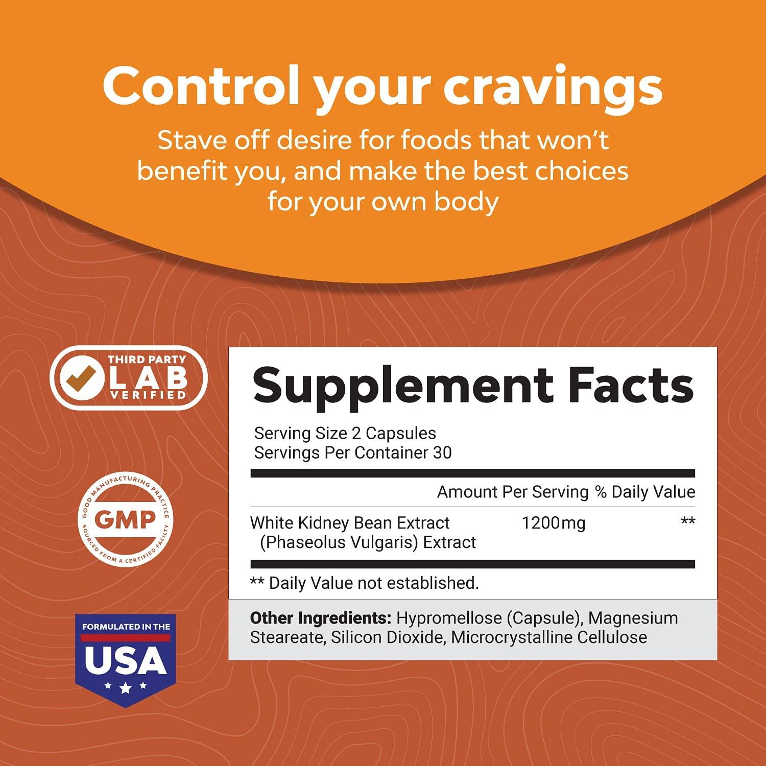 Pure White Kidney Bean Extract - AMPK Activator Pre Workout Supplement ...