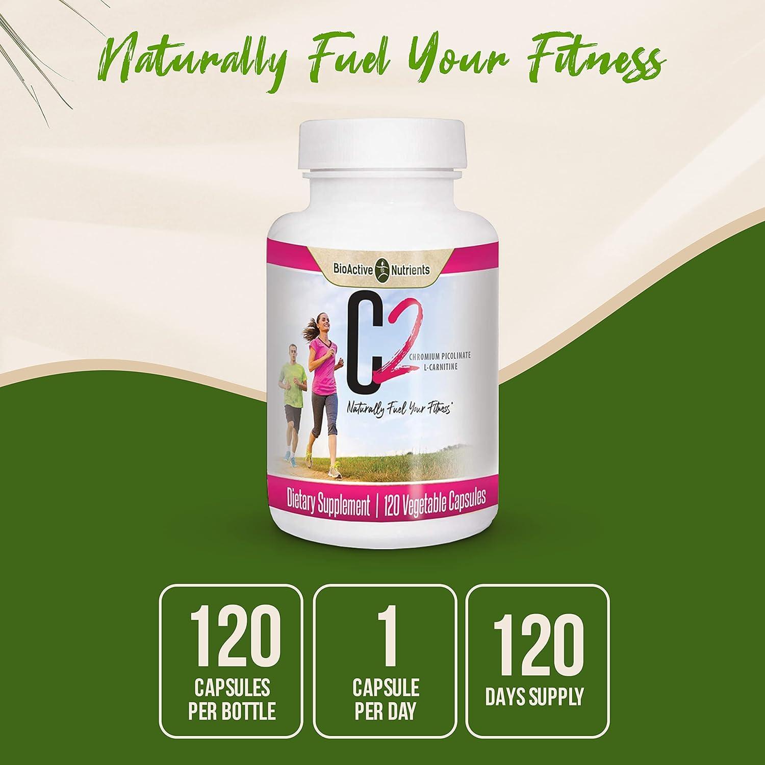 BioActive C2-Chromium Picolinate with L-Carnitine | 120 Vegetable ...