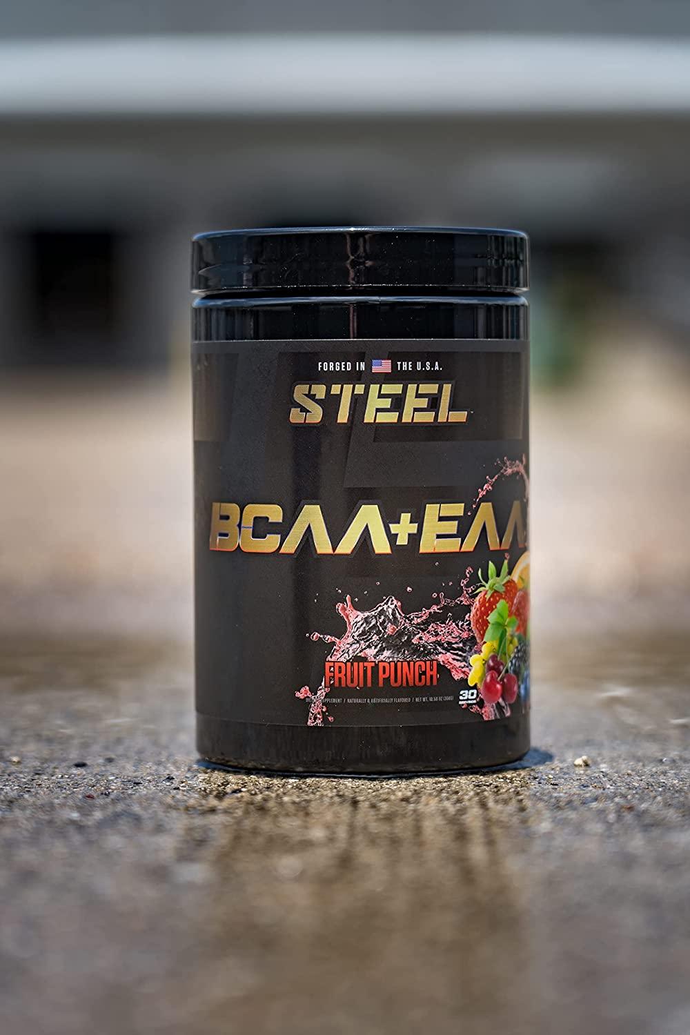 Steel Supplements BCAA EAA Powder - Lean Muscle Growth & Endurance - 2: ...