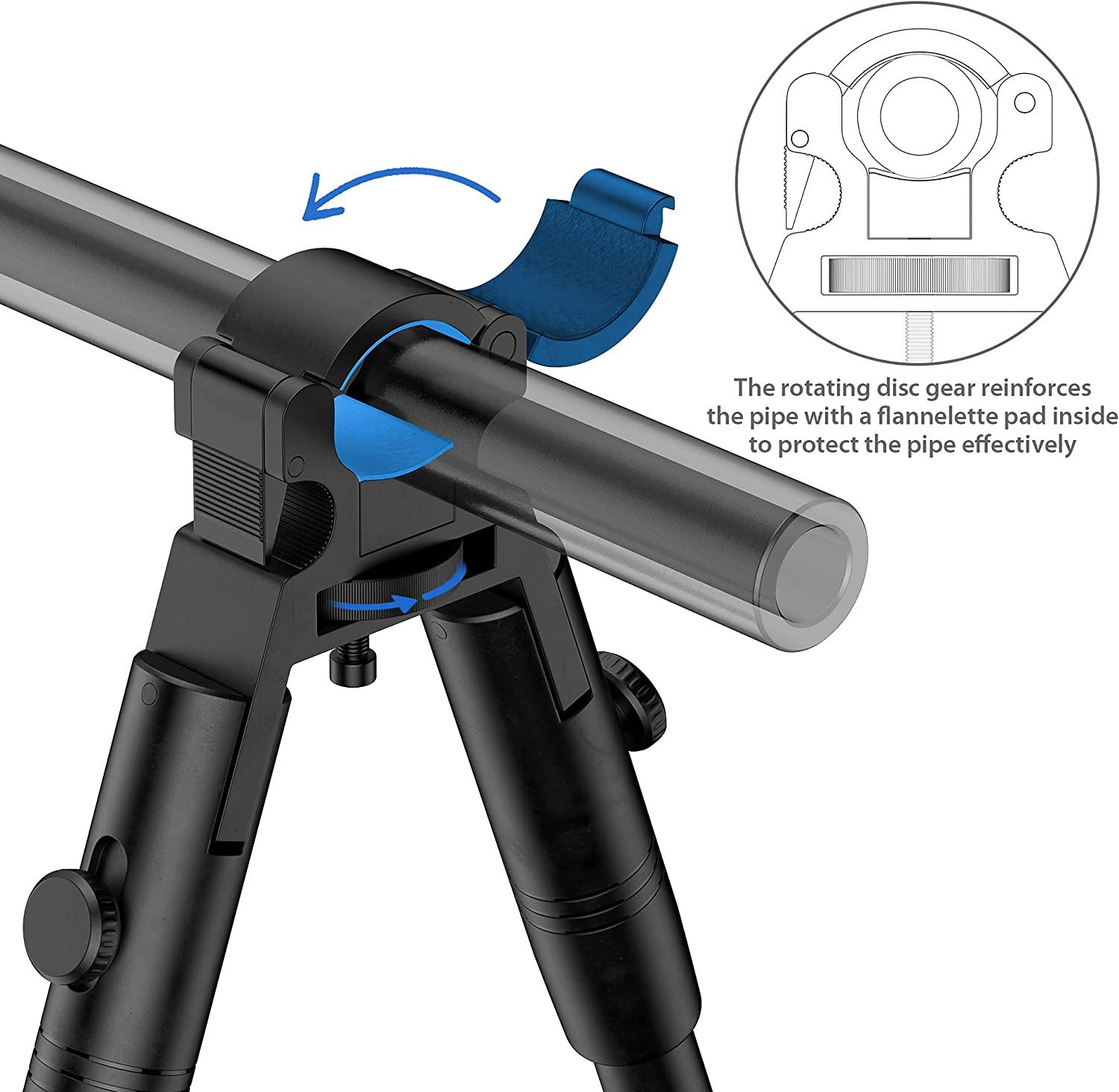 Bestsight Clamp on Bipod for Rifles 6-9 inch - Adjustable Height ...