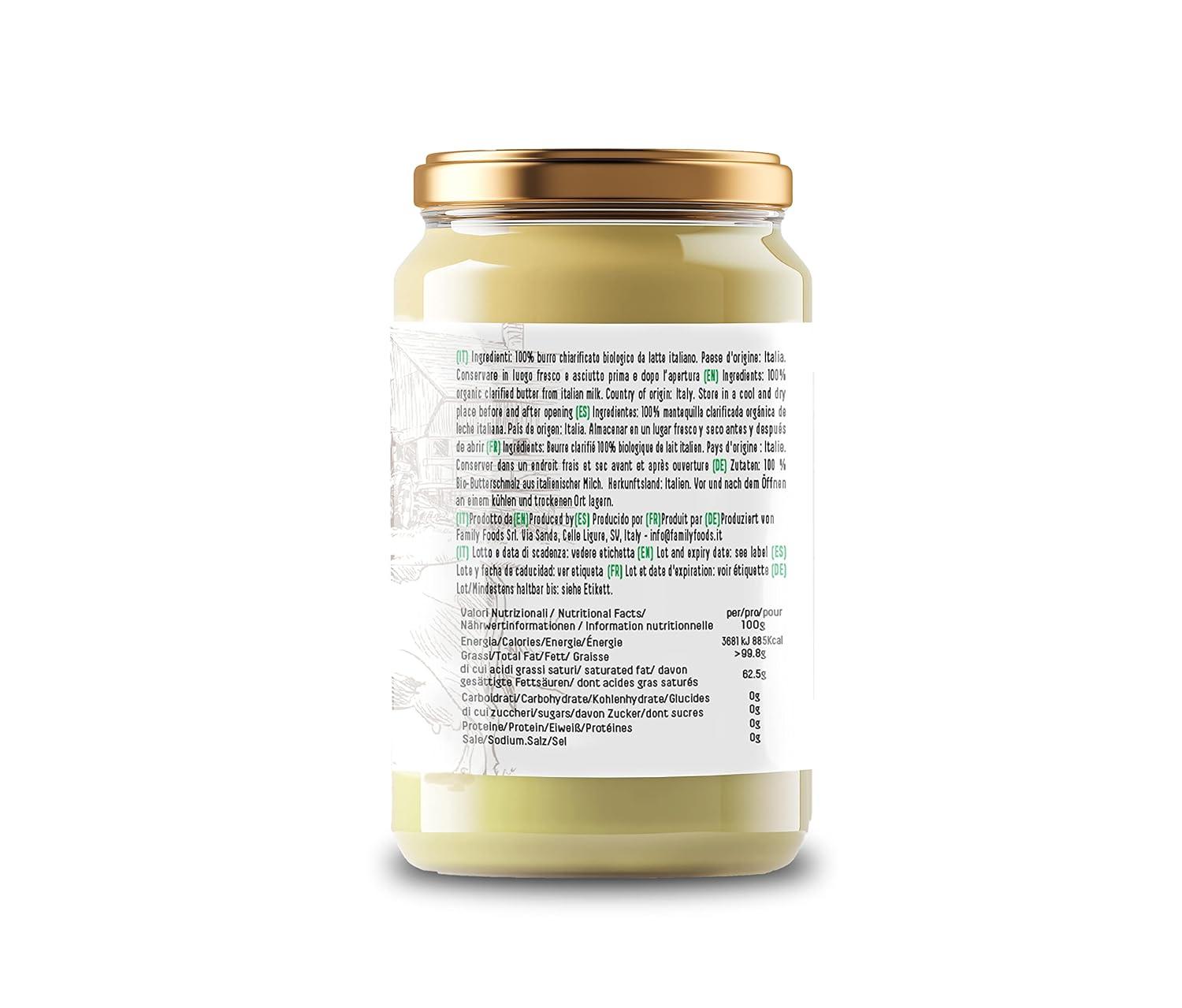 Cibo Ghee Organic Italian Clarified Butter from Parma & Reggio Emilia ...