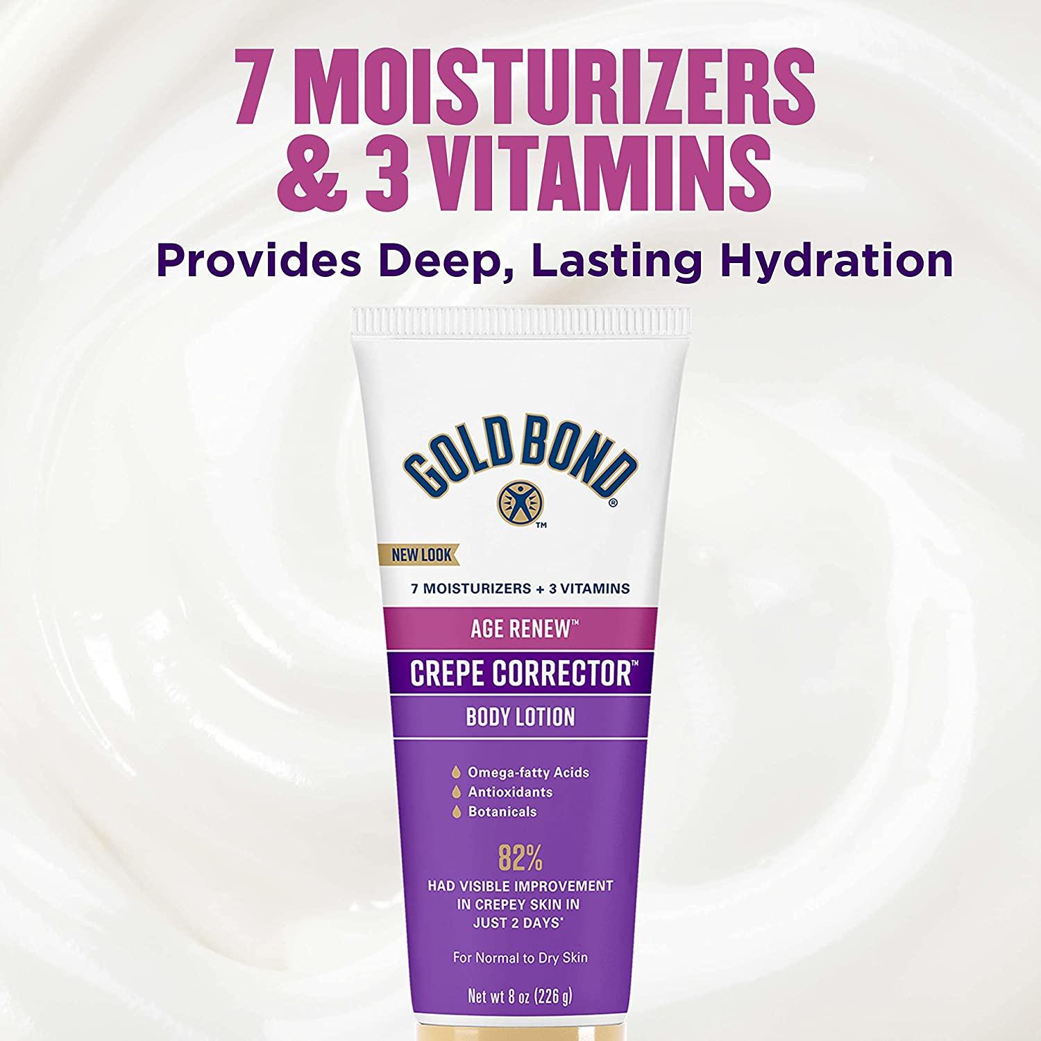 Gold Bond Age Renew Crepe Corrector Body Lotion 8 oz - Replenishing ...