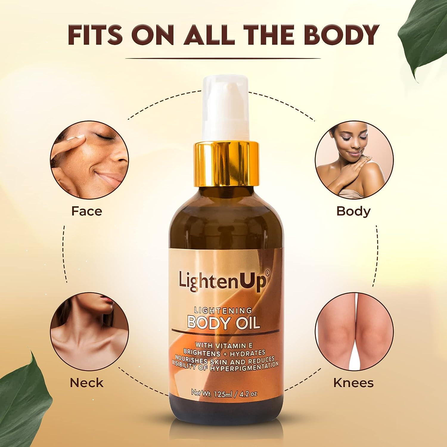 OMIC LightenUp Brightening Body Oil - 4.2 fl oz - Dark Spot Remover for ...